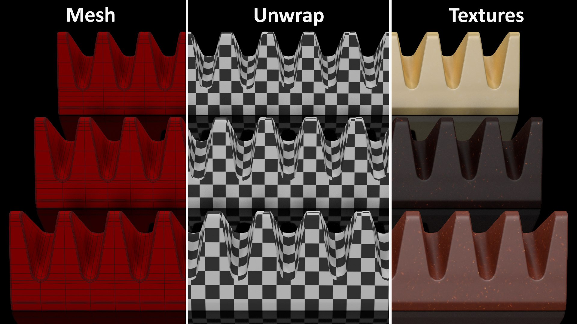 Chocolate Bars Model - TurboSquid 1796054