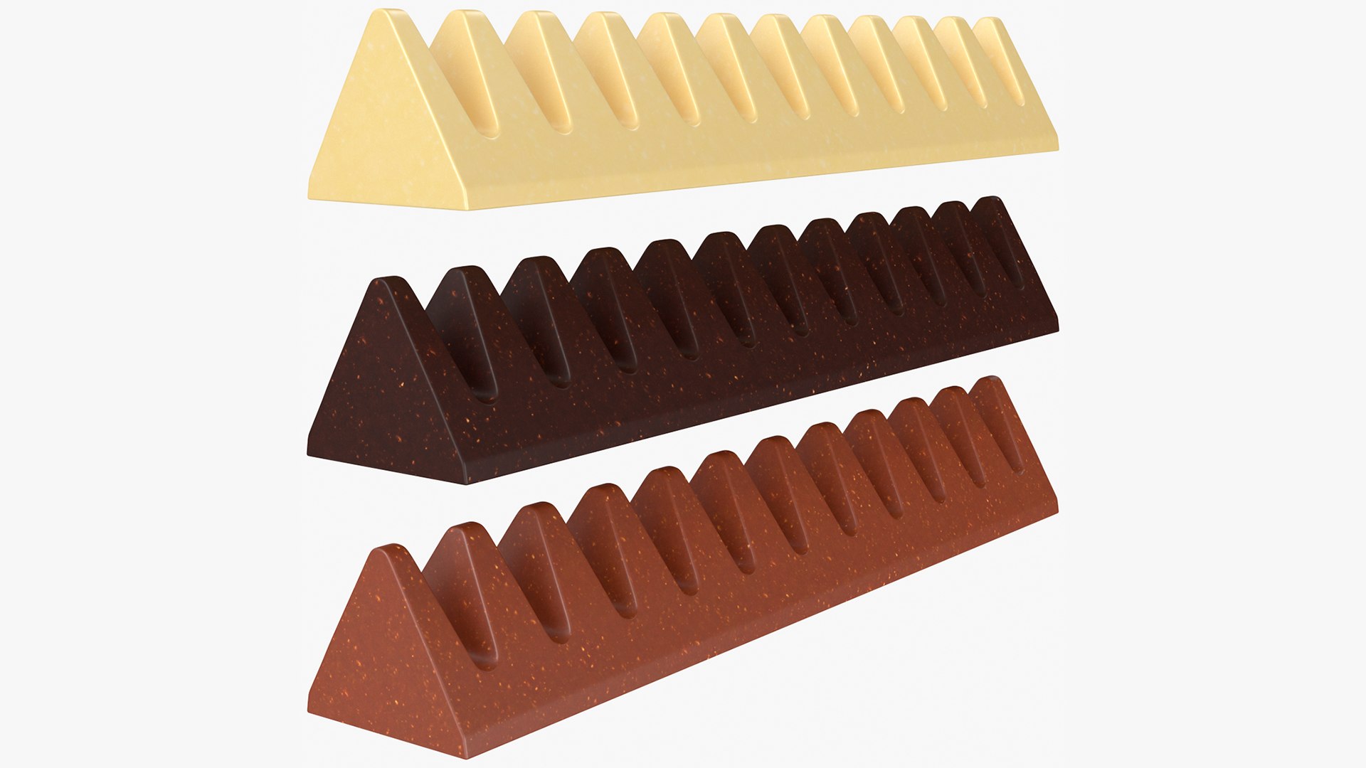 Chocolate Bars model - TurboSquid 1796054