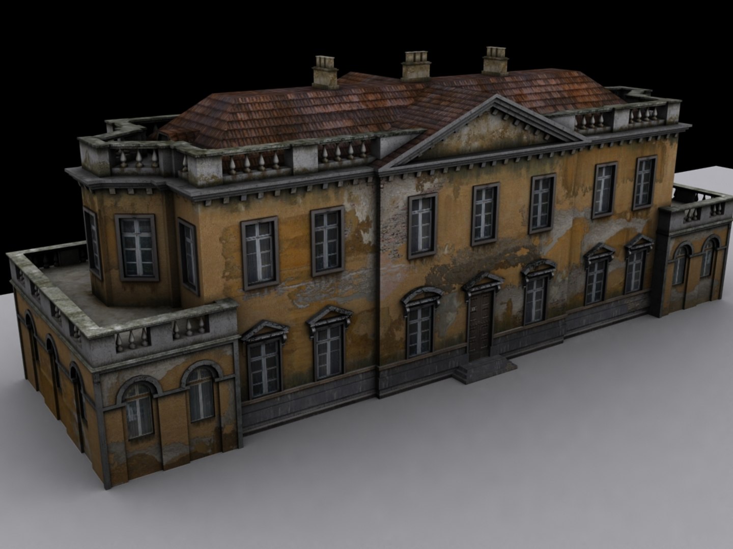 Small City Hall Building Max