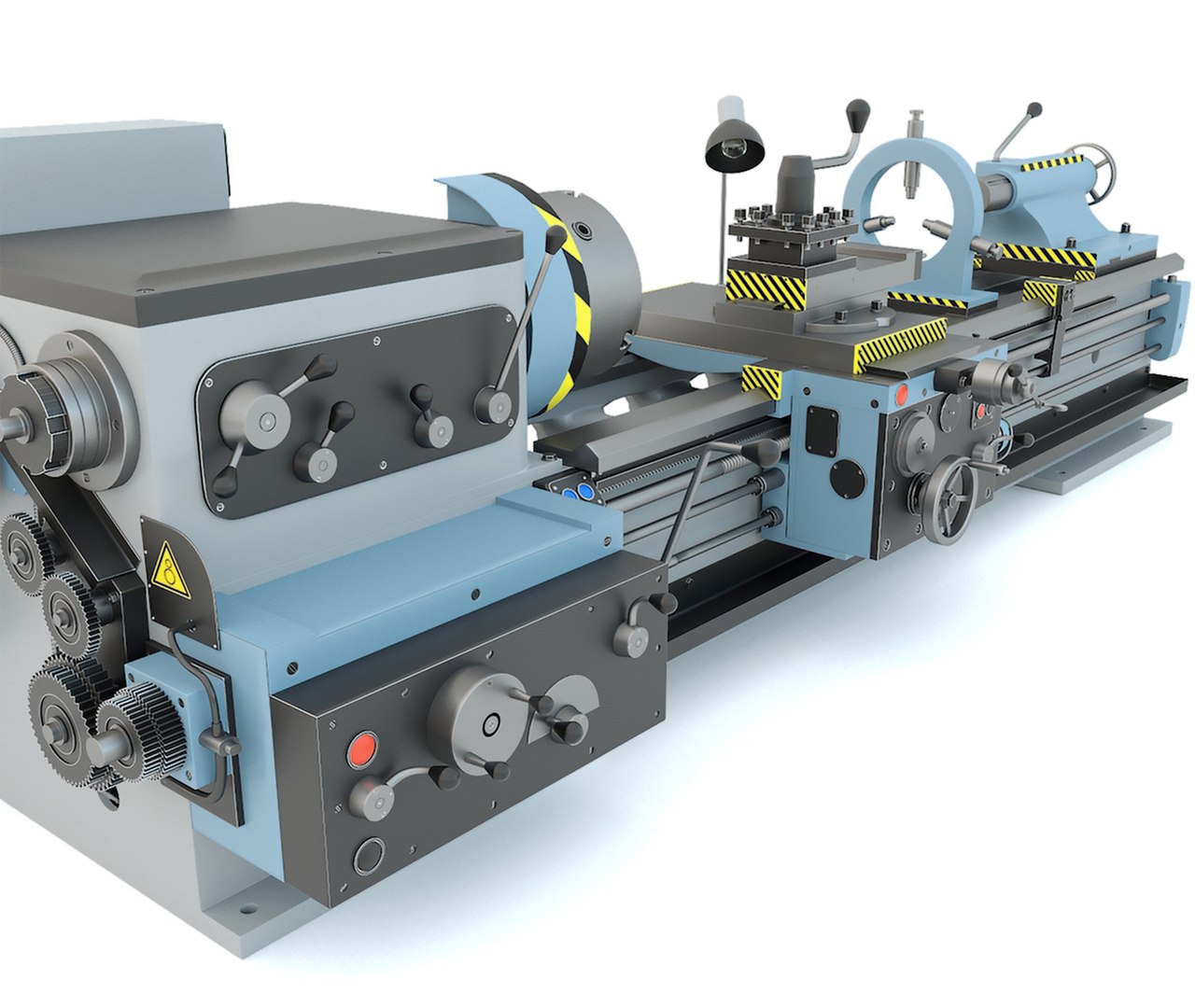 3D Model 1M63 Lathe Machine - Industrial Machine Tool - TurboSquid 1809411