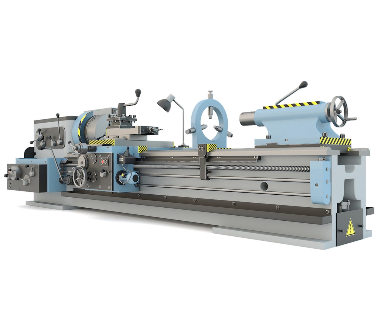 3D Model 1M63 Lathe Machine - Industrial Machine Tool - TurboSquid 1809411