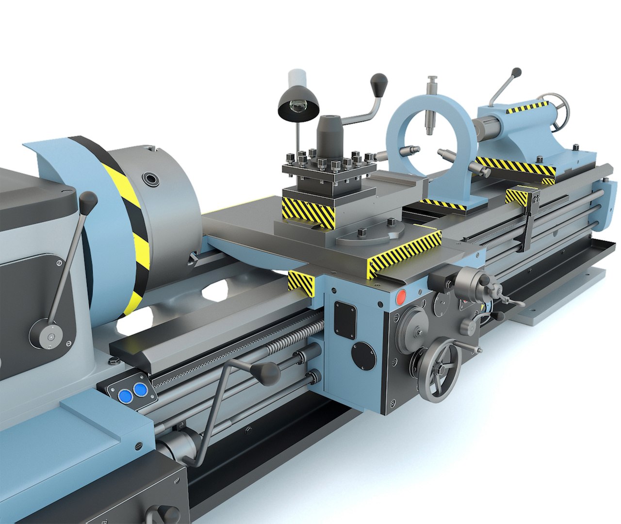 3D Model 1M63 Lathe Machine - Industrial Machine Tool - TurboSquid 1809411