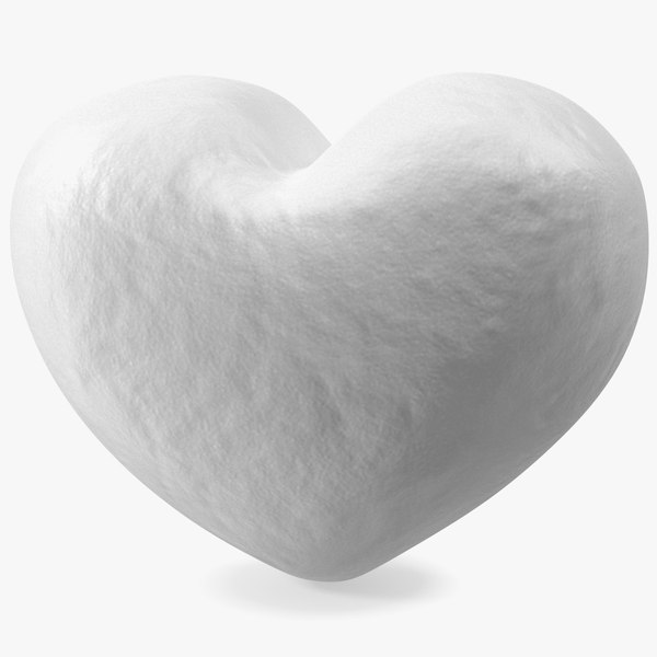 3D Heart Shaped Snowball - TurboSquid 1732165