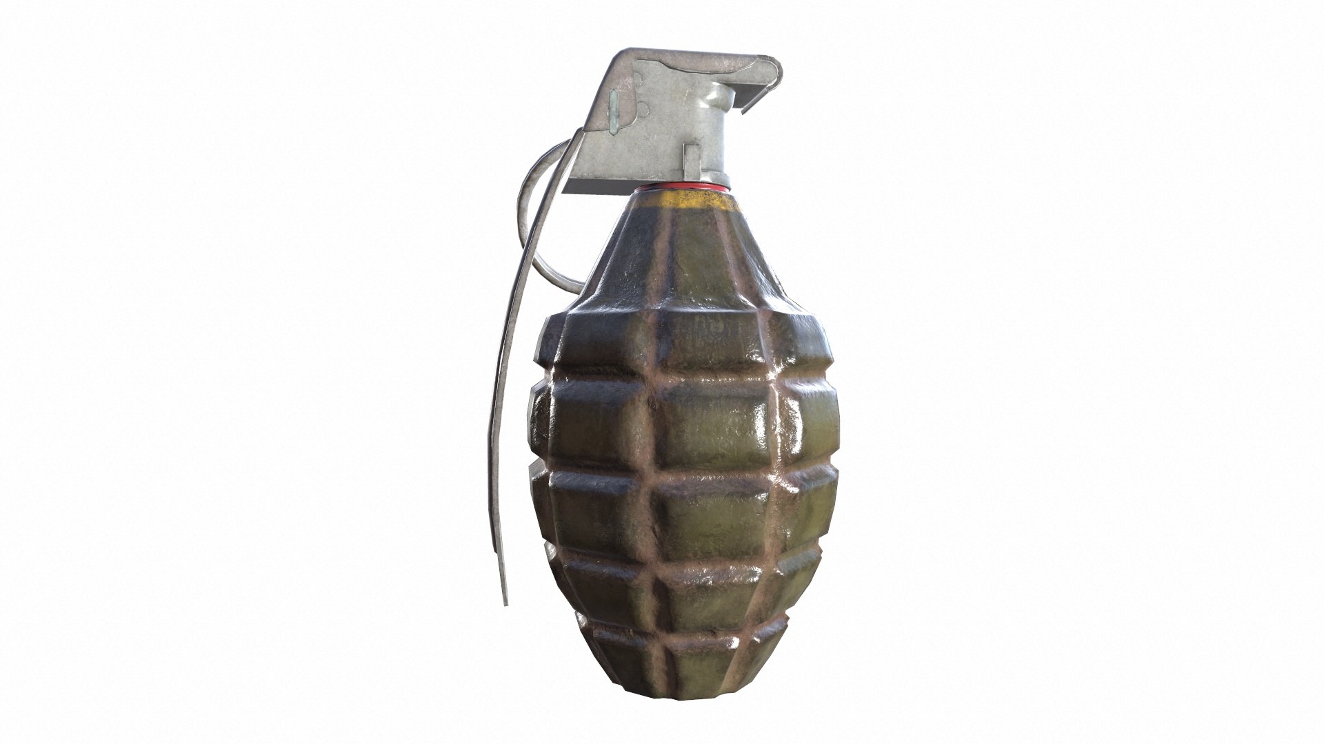 Grenade MK2 WW2 3D Model - TurboSquid 2431634