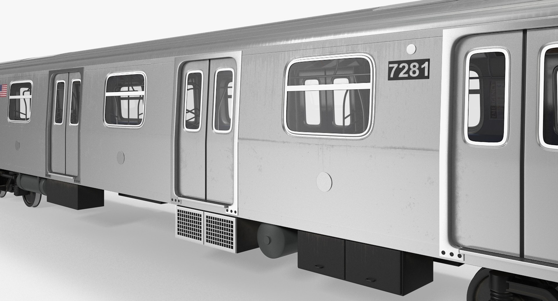 New york city subway car 3D model - TurboSquid 1256309