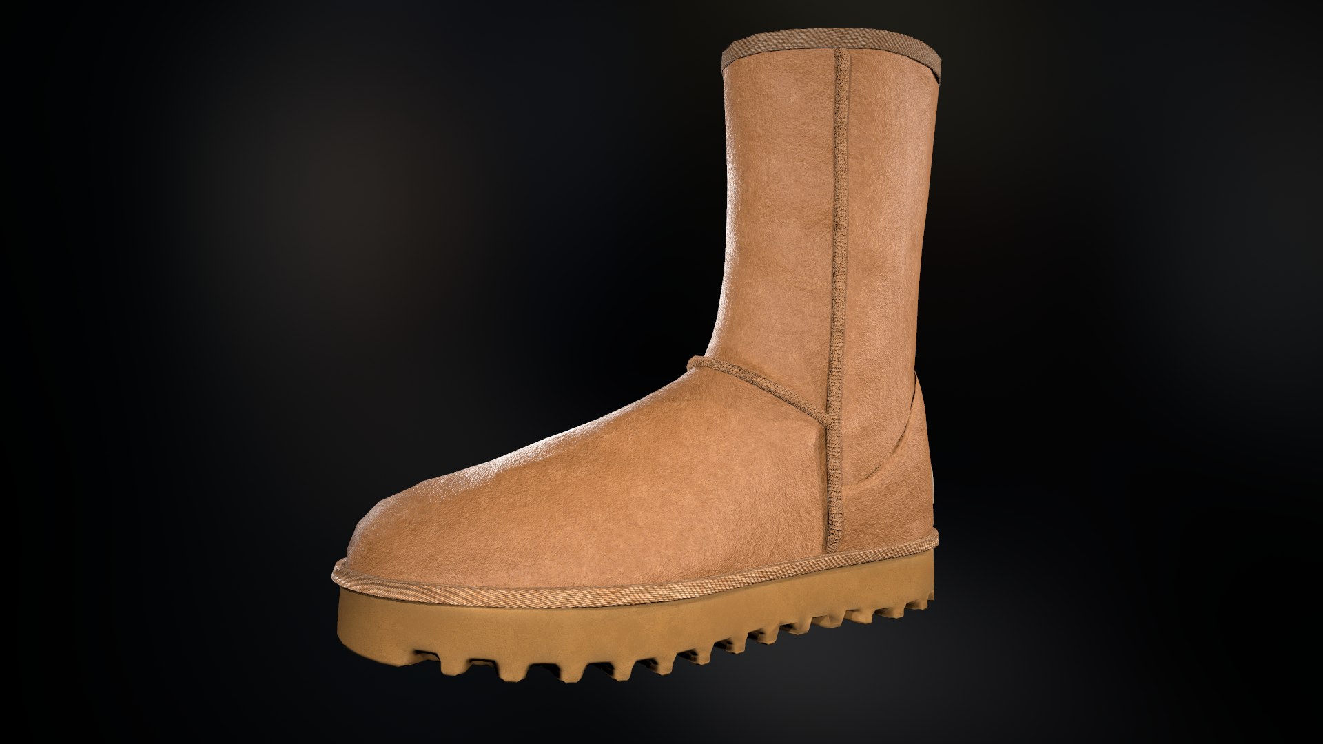 3D Boot Ugg Classic - TurboSquid 1387659