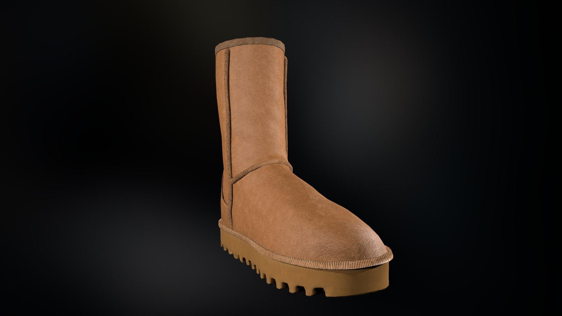 3D Boot Ugg Classic - TurboSquid 1387659