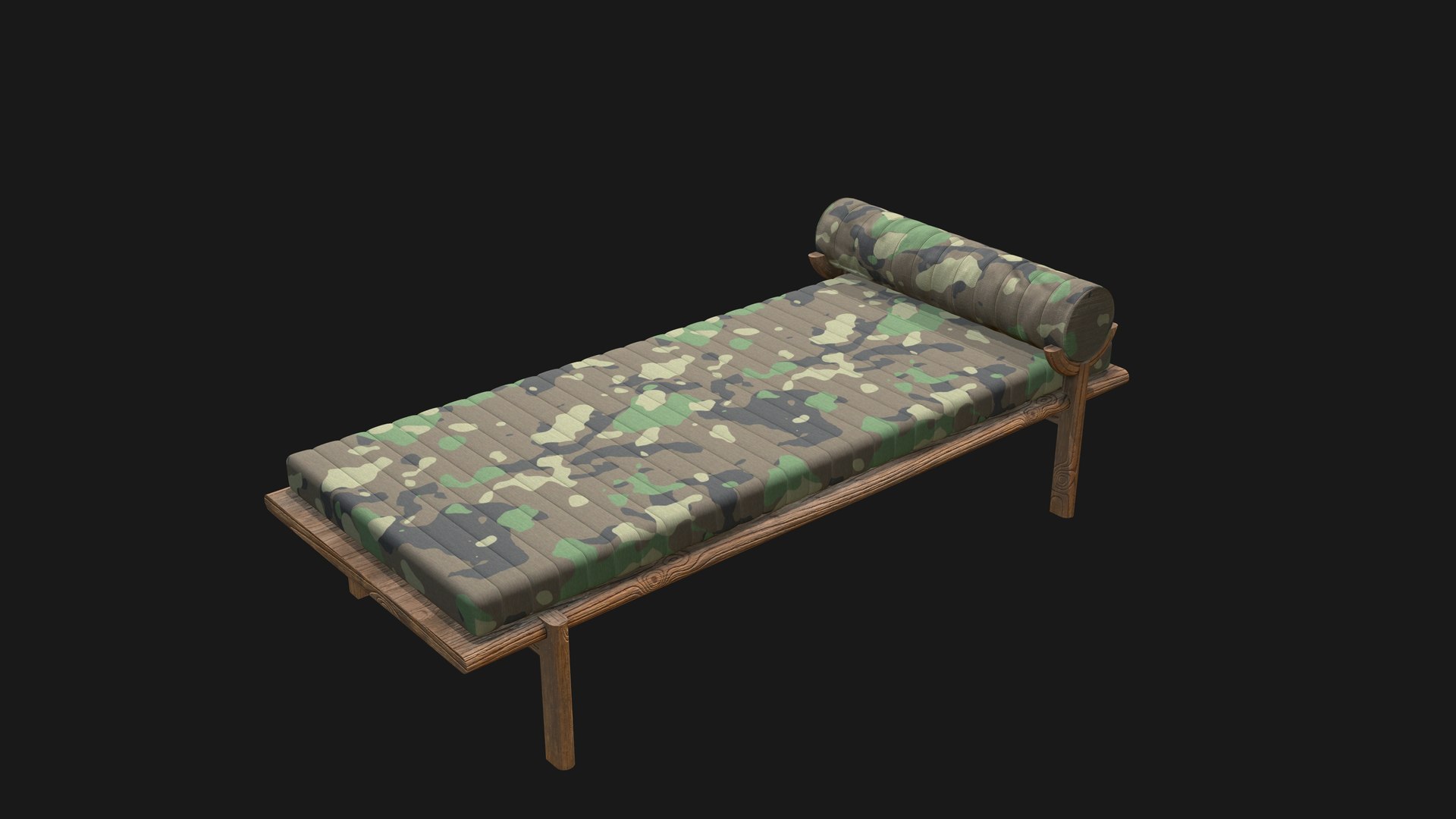 Military Bed Model - TurboSquid 1788415