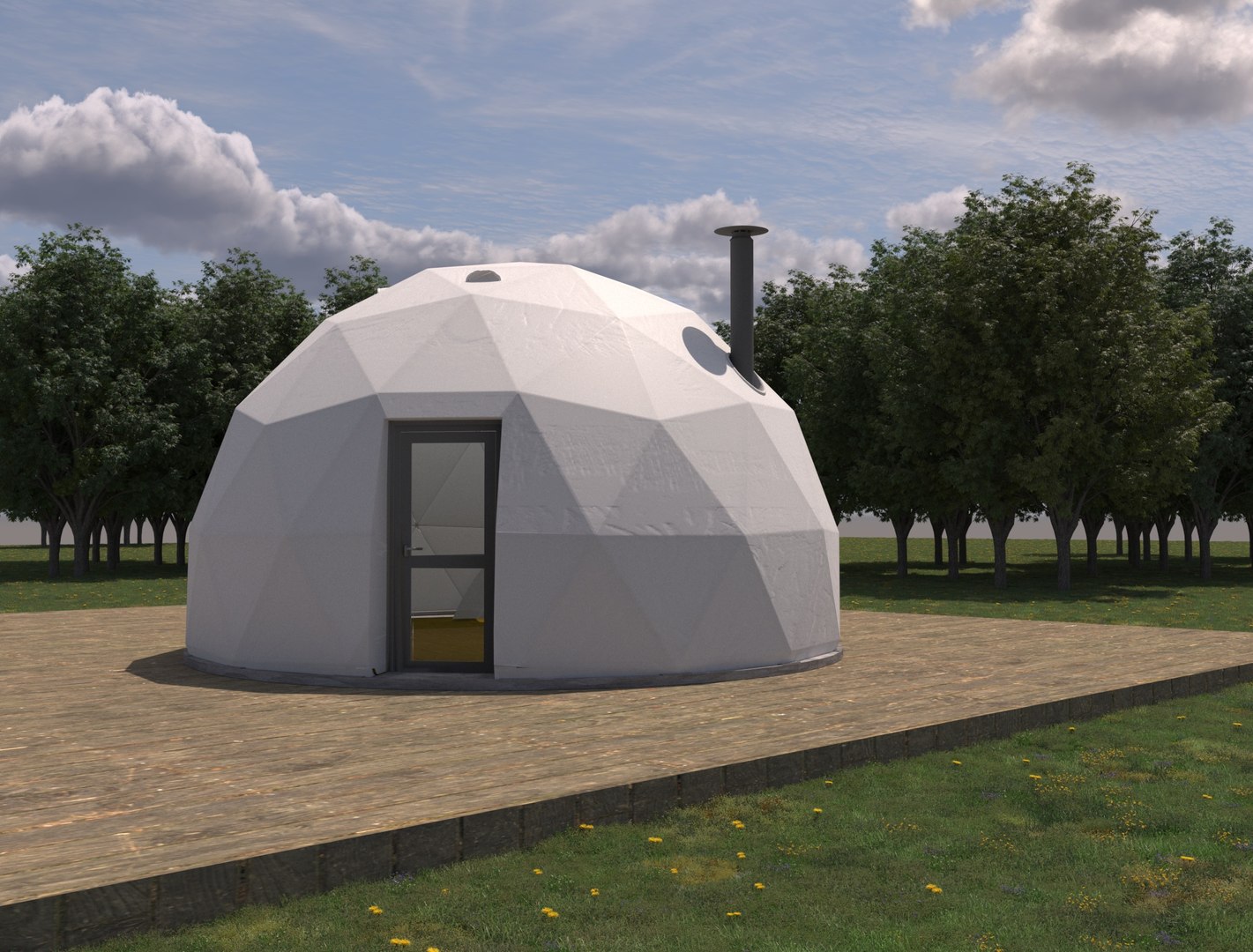3D Glamping Dome Extreme - TurboSquid 2006227