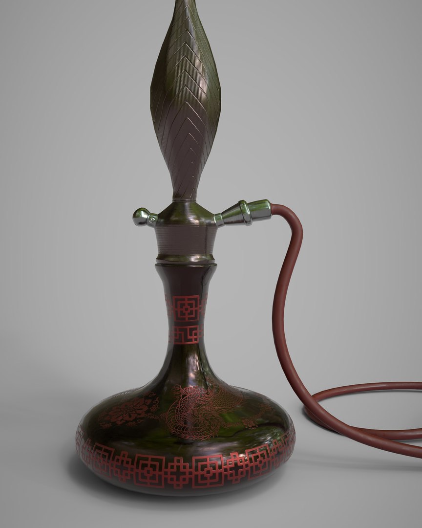 Shisha Red Dragon Model - TurboSquid 1771498