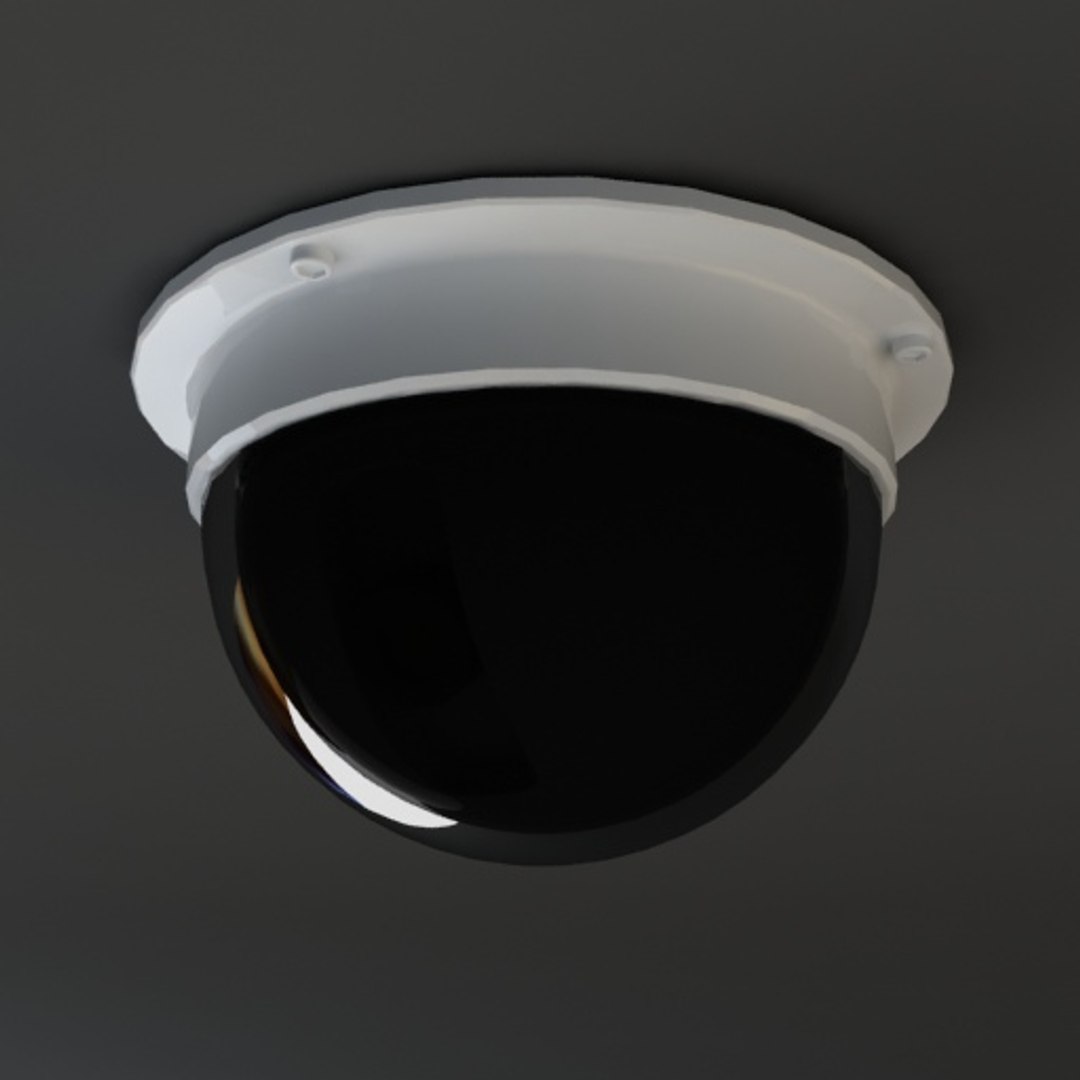 Security Camera 03 Dome 3d Model