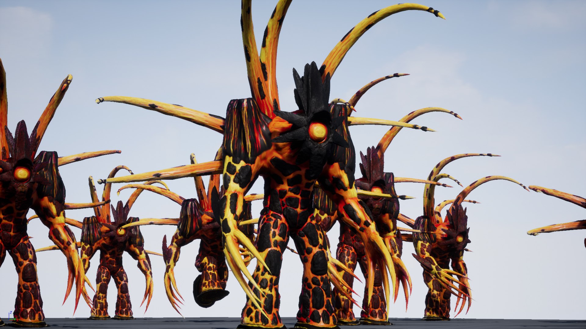 3D Model Low-poly Model Of The Character Lava Creature - TurboSquid 1971999