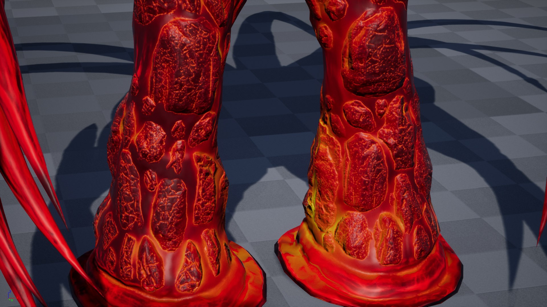 3D Model Low-poly Model Of The Character Lava Creature - TurboSquid 1971999