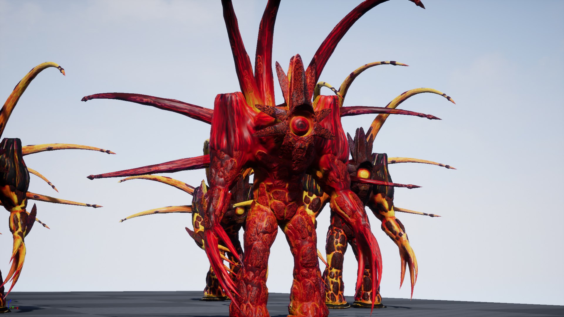 3D Model Low-poly Model Of The Character Lava Creature - TurboSquid 1971999