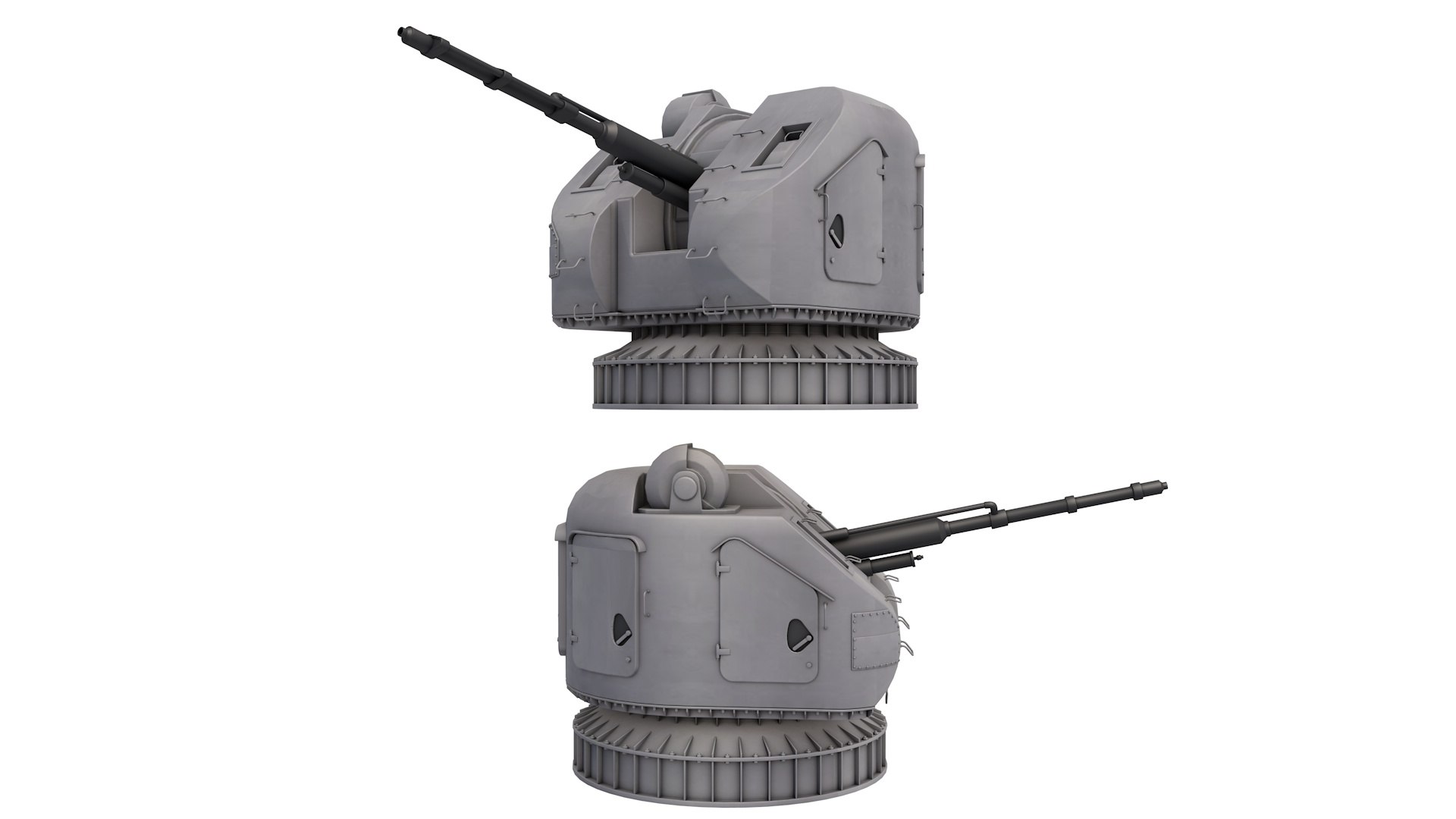 3D AK 176 Naval Gun Model - TurboSquid 2434244