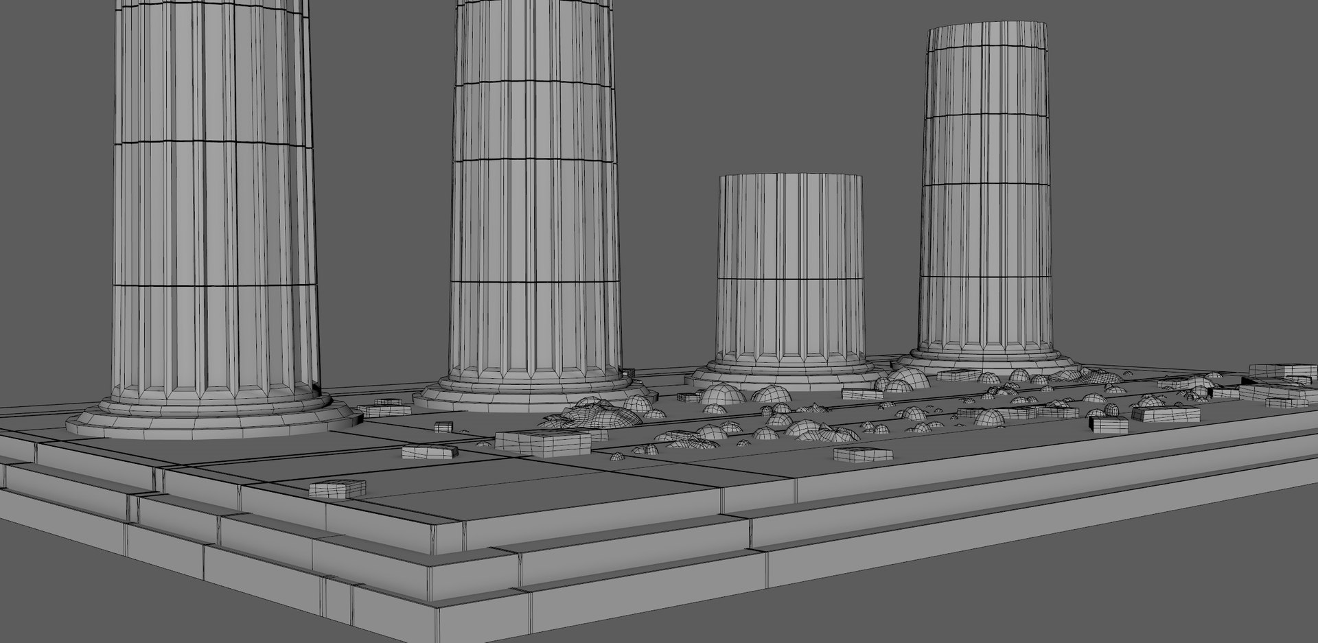 3D greek column - TurboSquid 1310546