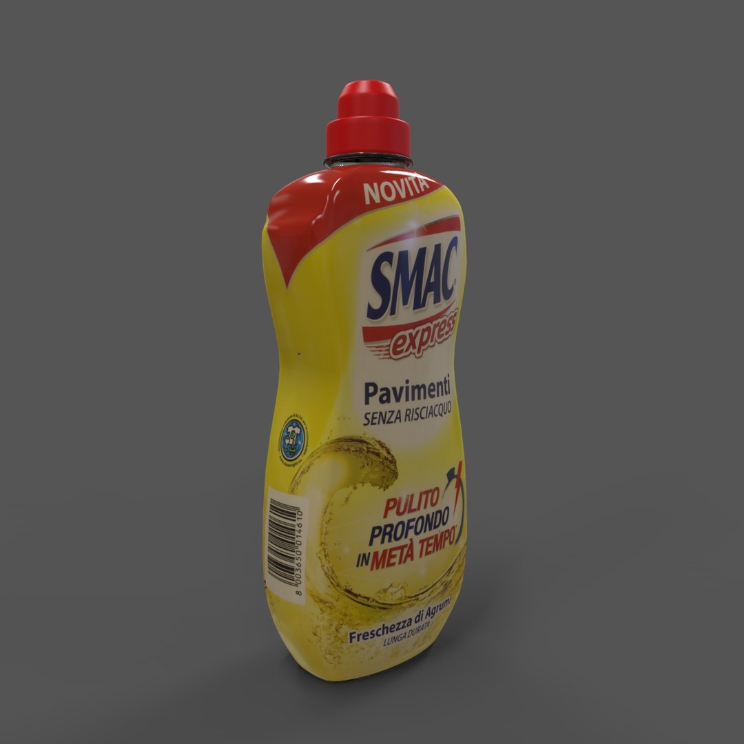 Detergent SMAC Express 1000ml 3D Model - TurboSquid 1733531