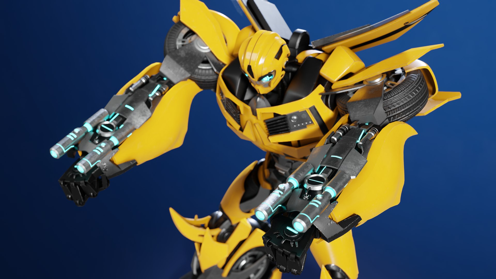 3D Bumblebee Transformers Prime RIG Model - TurboSquid 2269948