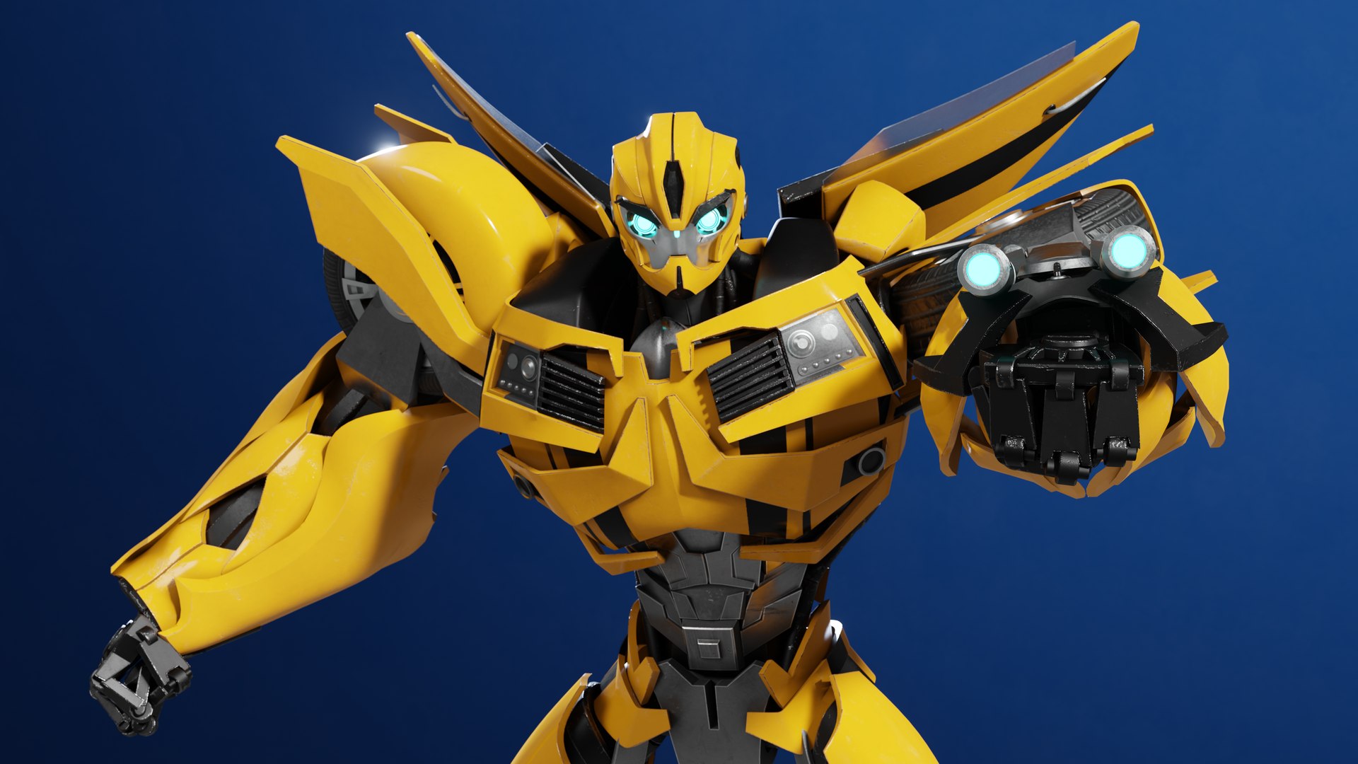 3D Bumblebee Transformers Prime RIG Model - TurboSquid 2269948