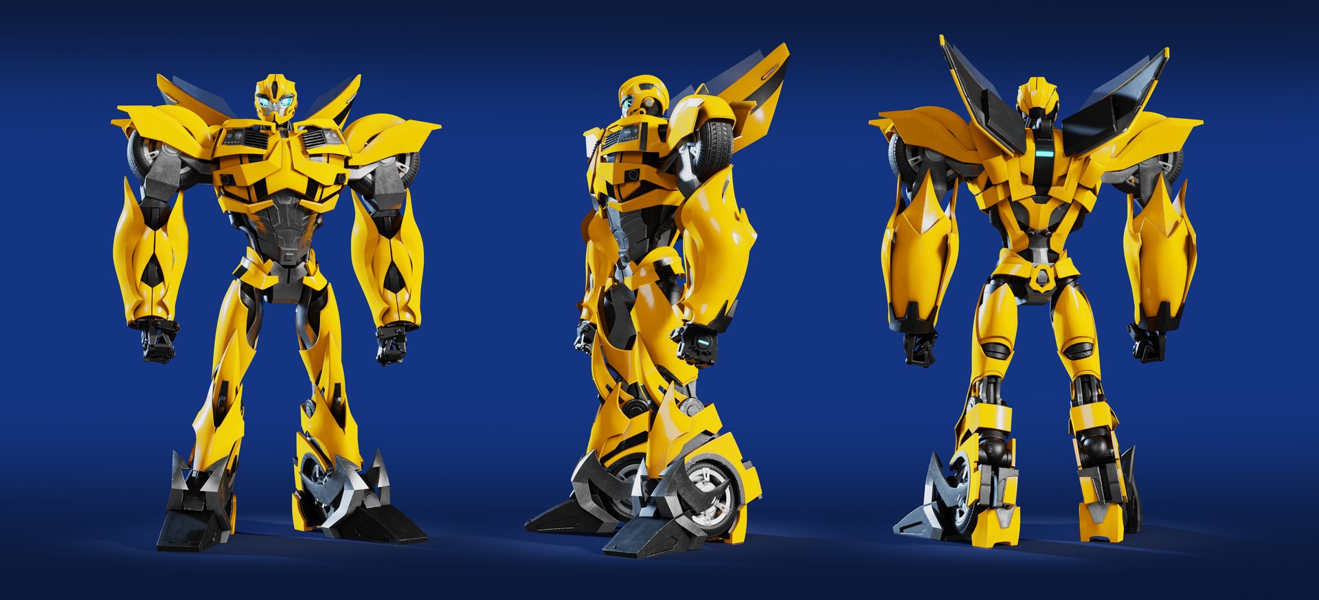 3D Bumblebee Transformers Prime RIG Model - TurboSquid 2269948
