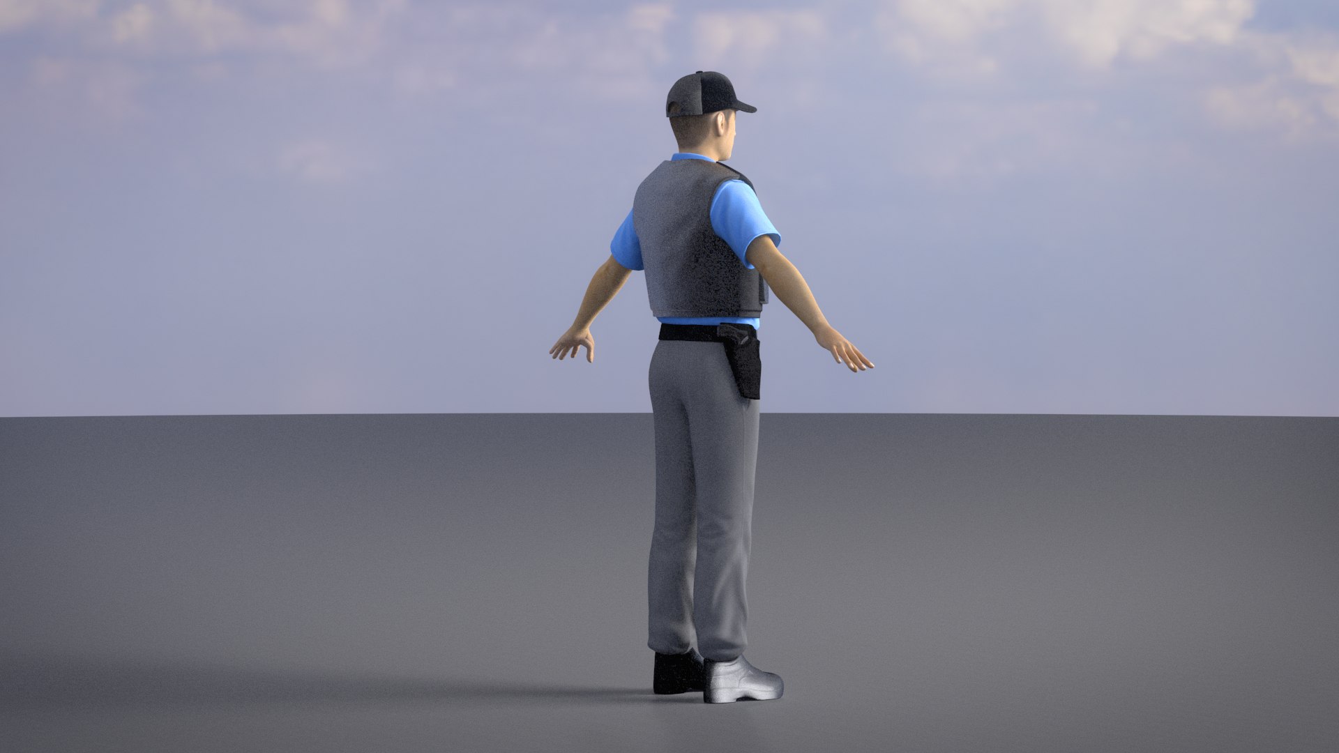 3D Security Guard - TurboSquid 2253505