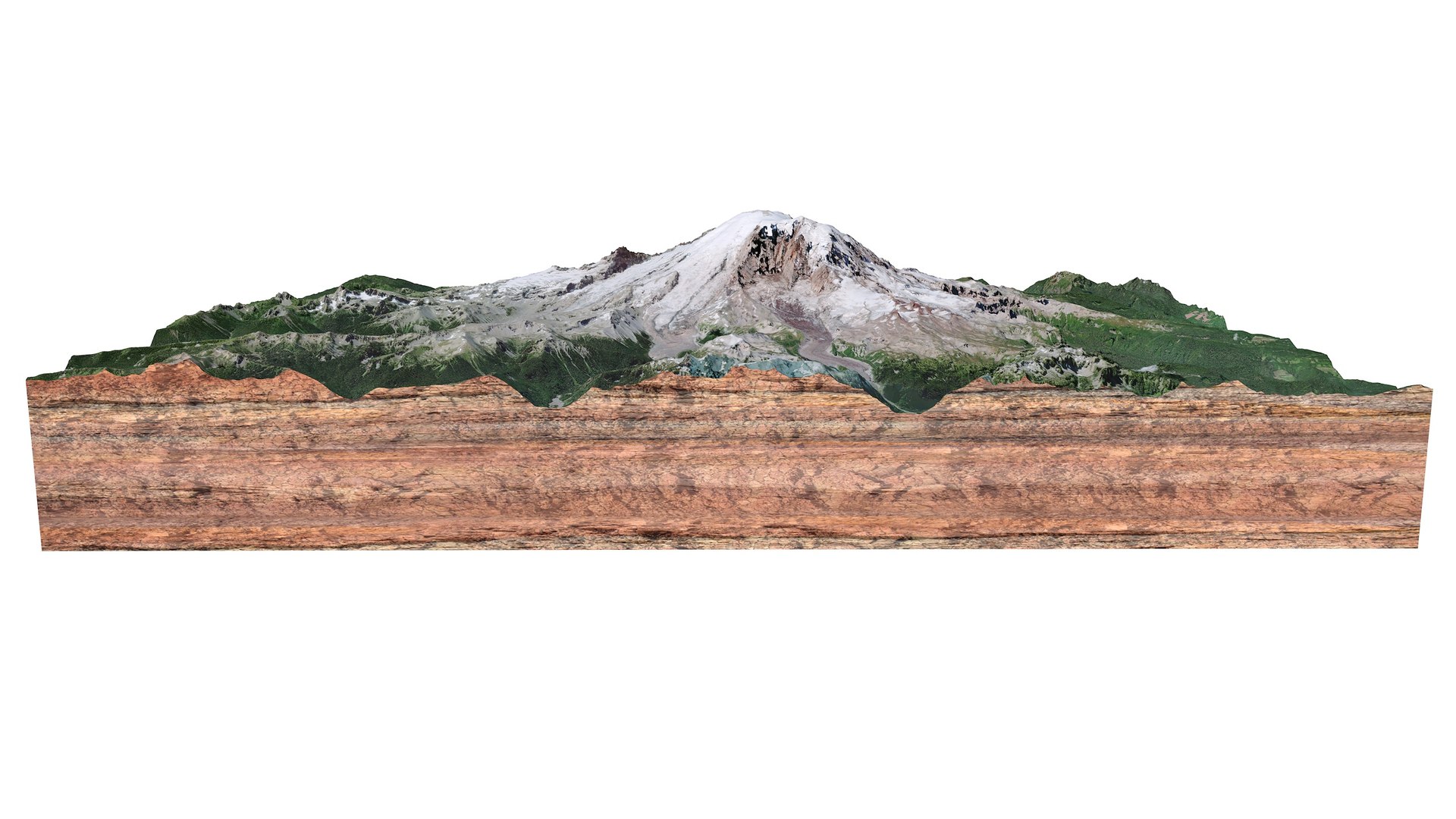 Mount Rainier Washington USA 3D - TurboSquid 2061858