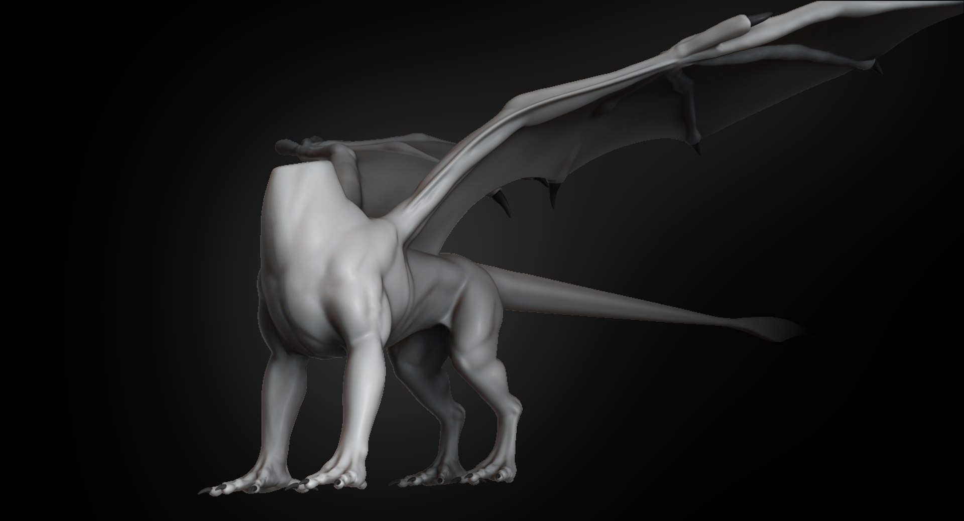 Dragon body concept creature 3D - TurboSquid 1446252