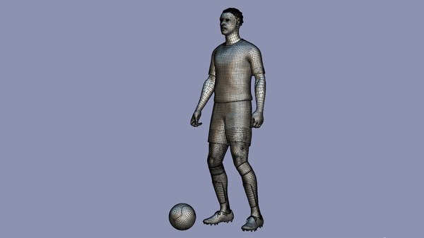9 famous footballers 3D model - TurboSquid 1984652