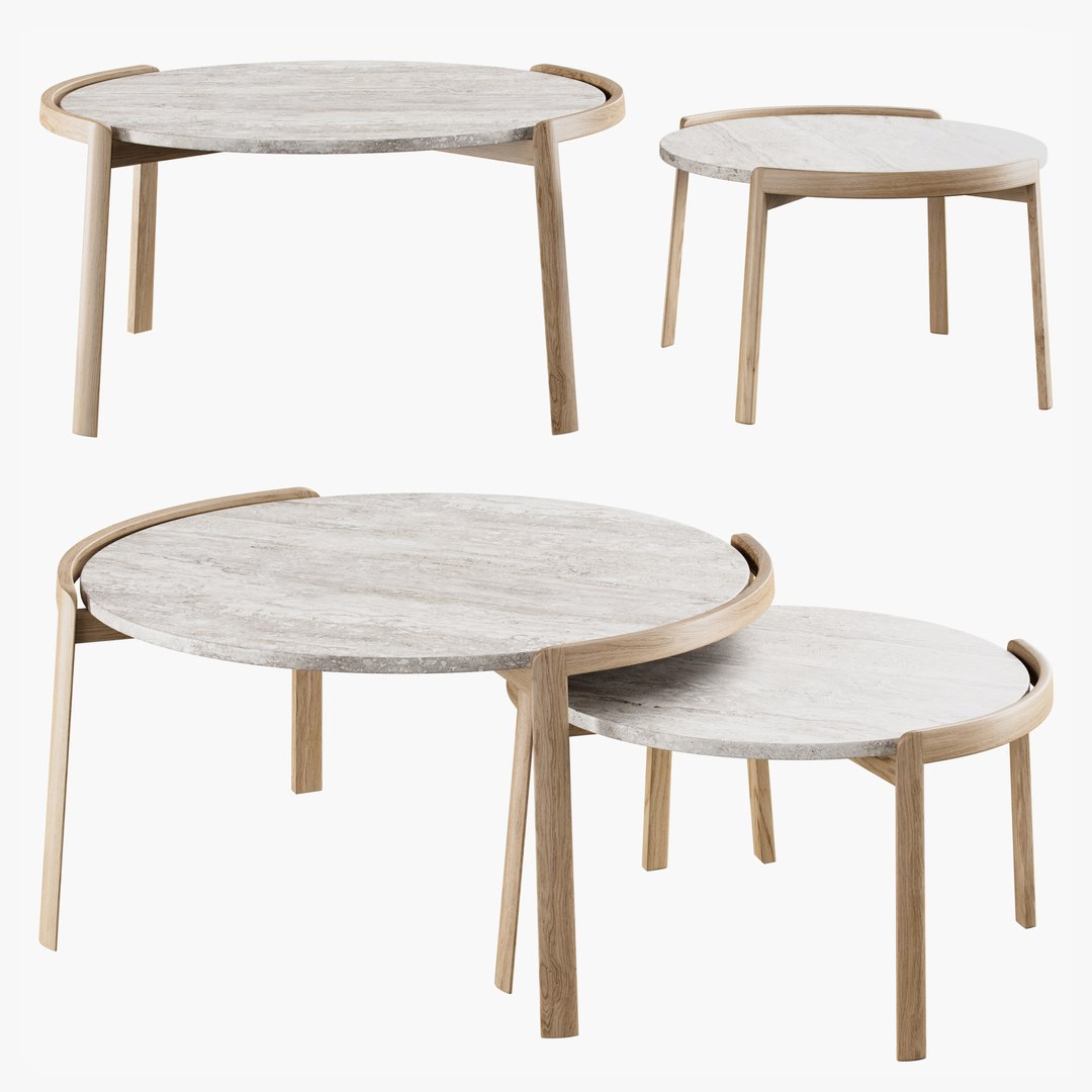 Coffee Table Mix 3D Model - TurboSquid 2174777