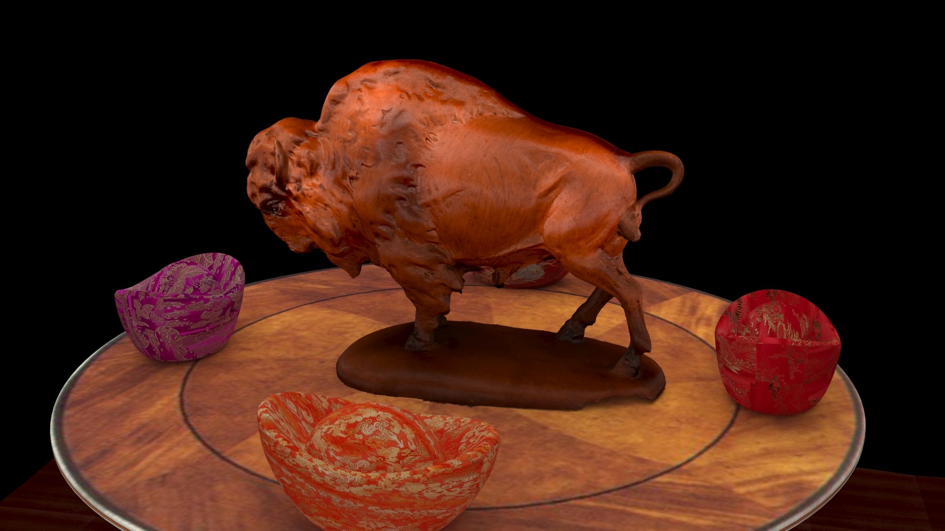 3D Model Bison Statue - TurboSquid 2260426