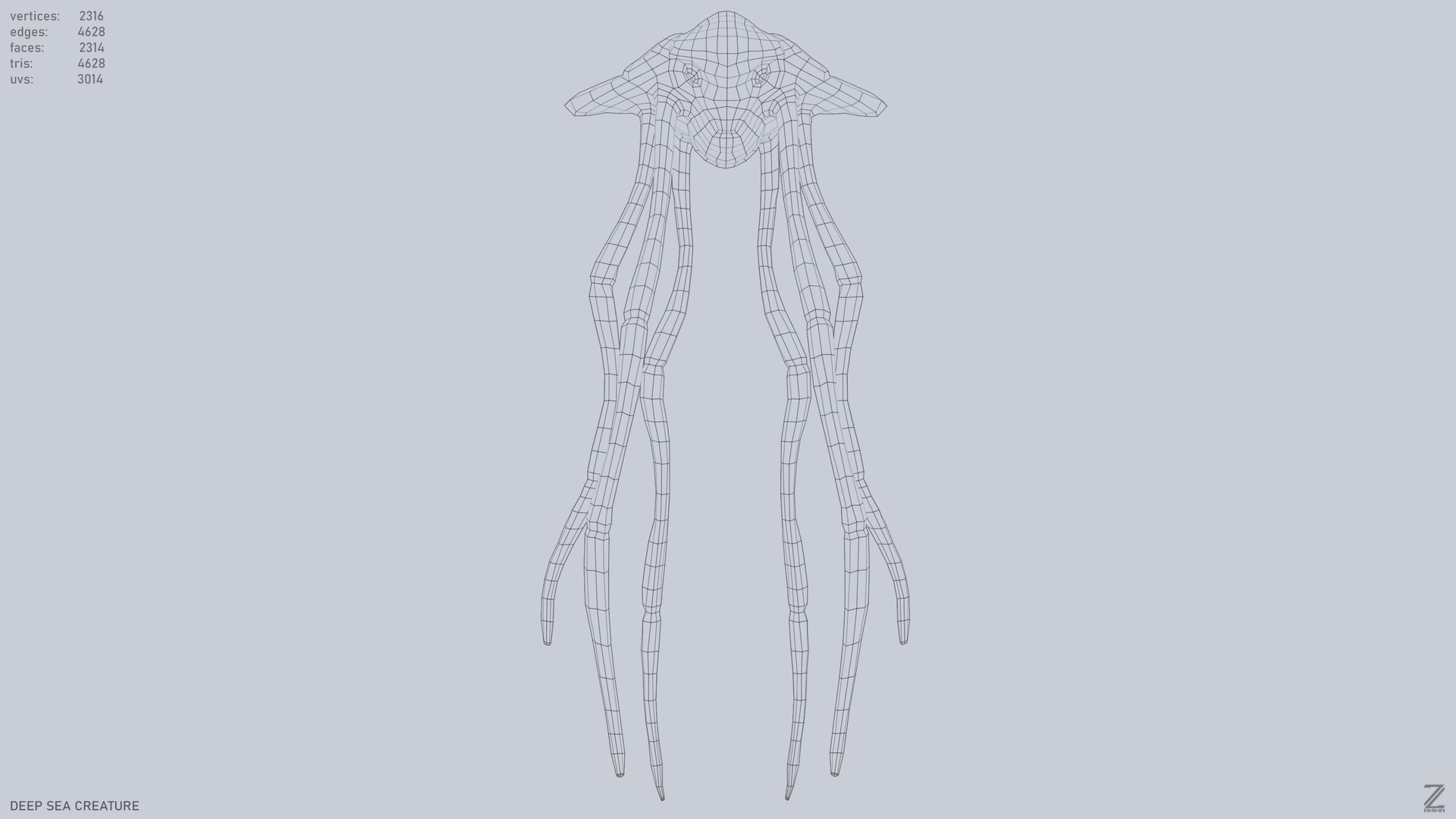 3D Deep Sea Creature Model - TurboSquid 2297972