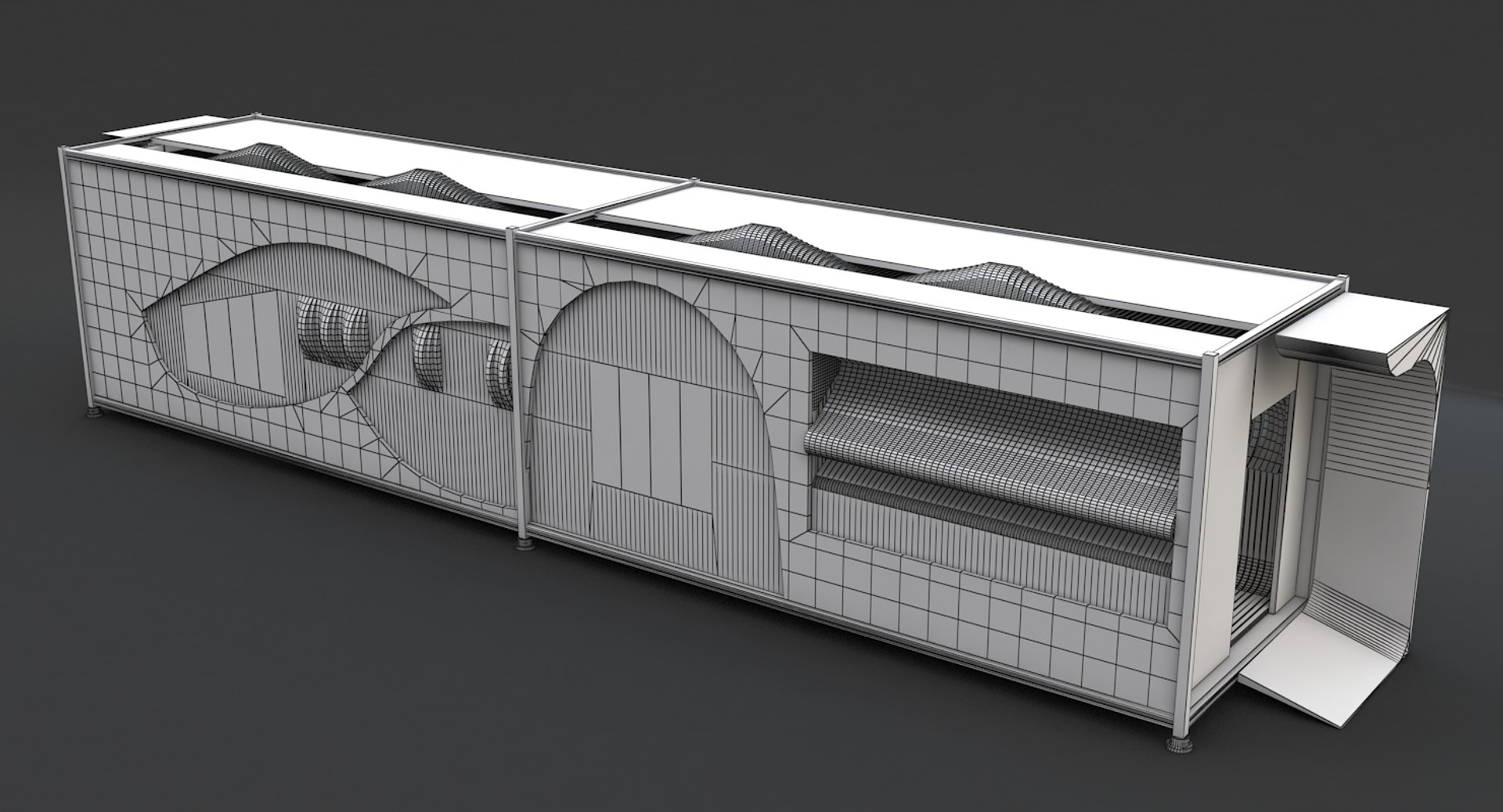 3D Portable Container Building Model - TurboSquid 1254983