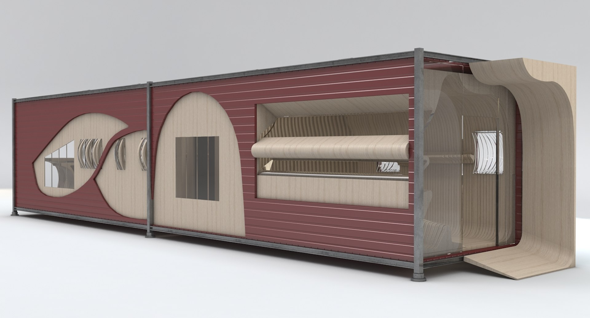 3D Portable Container Building Model - TurboSquid 1254983