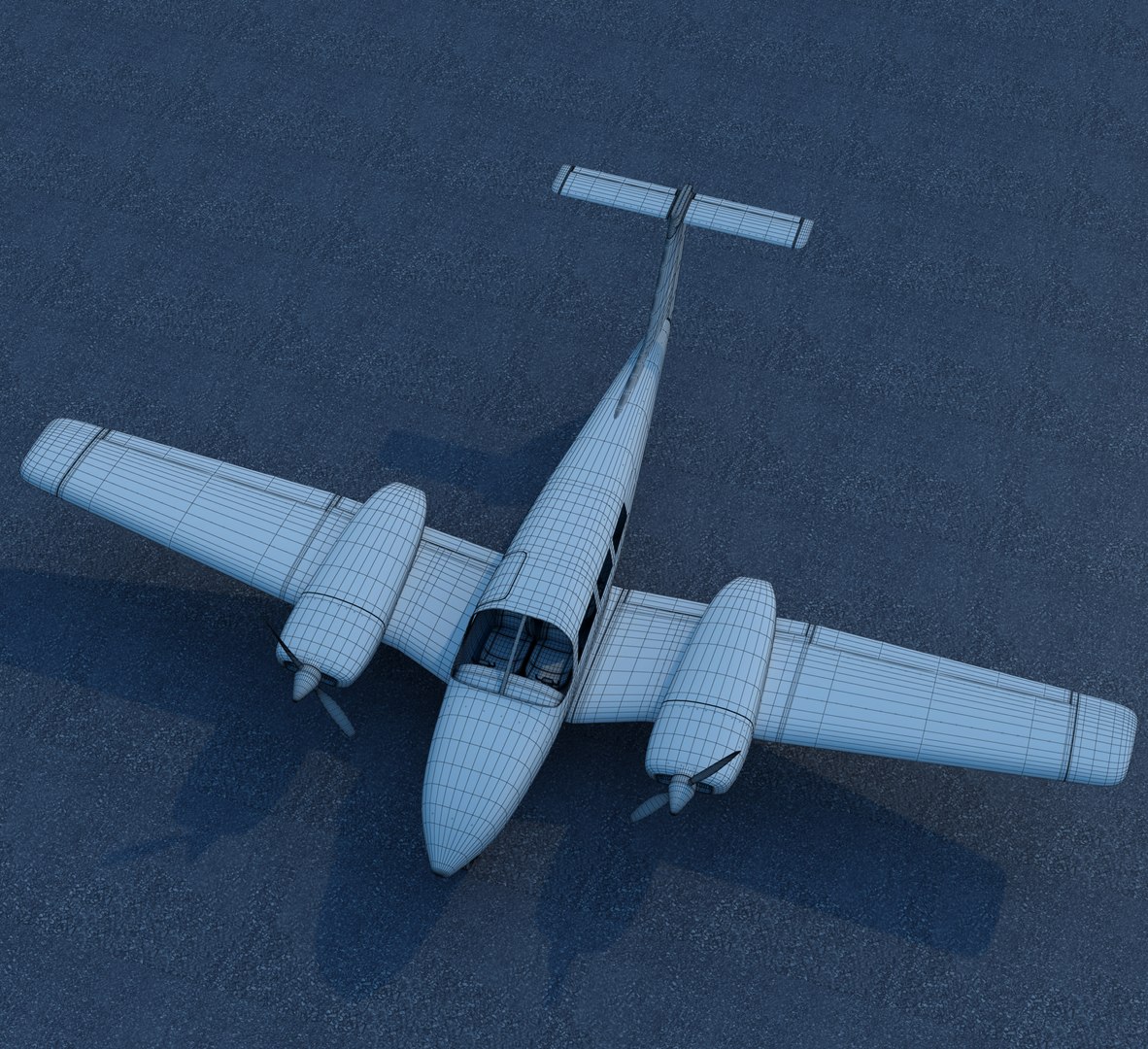 Piper Seminole 3d Model