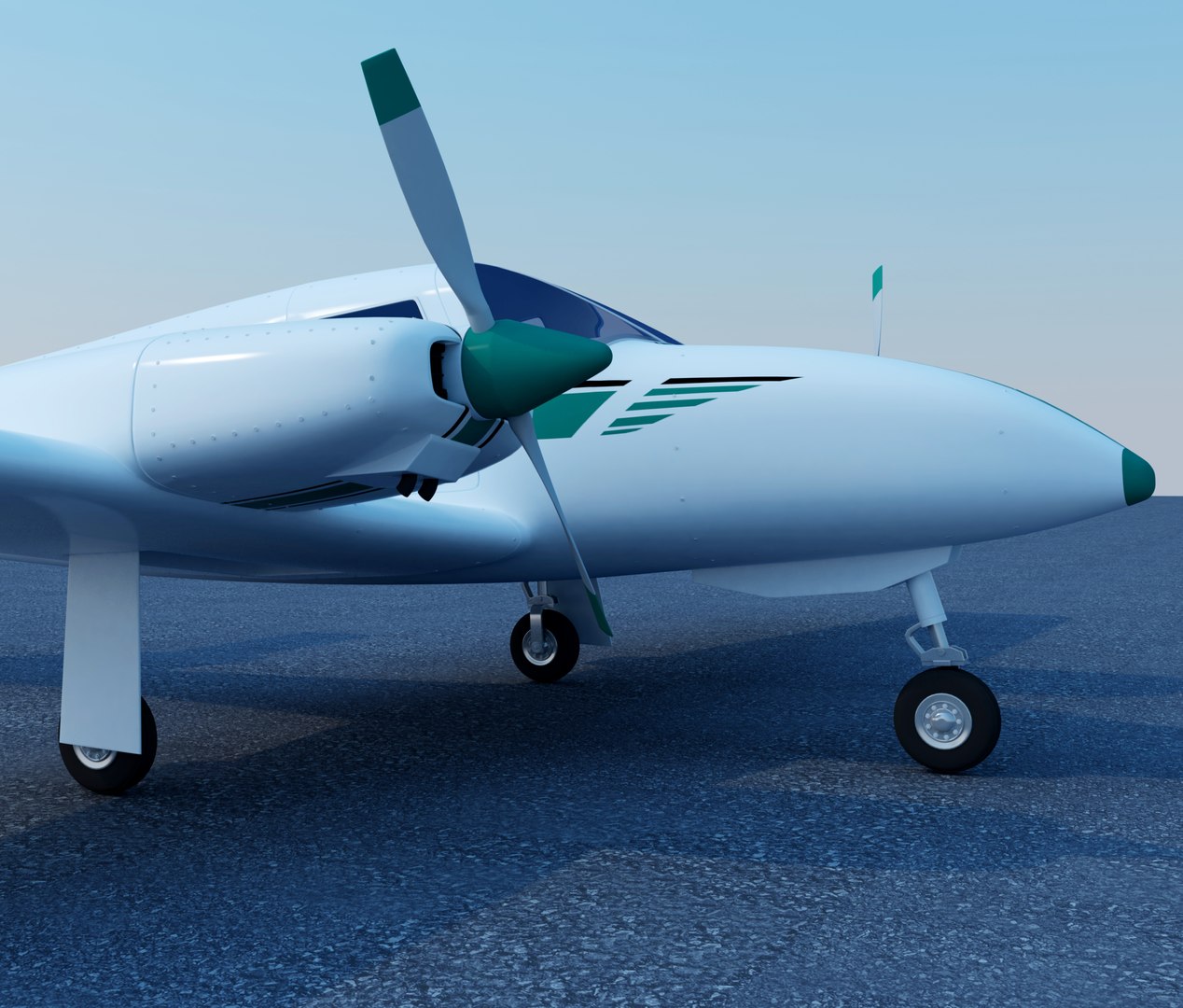 Piper Seminole 3d Model