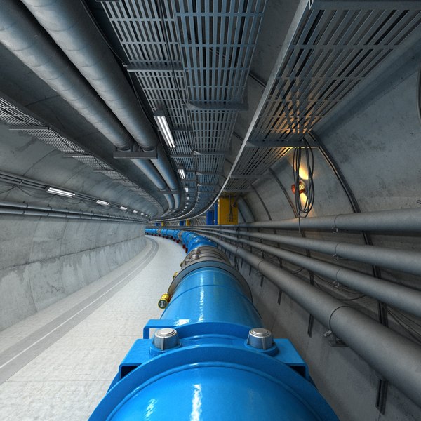 hadron collider 3d model