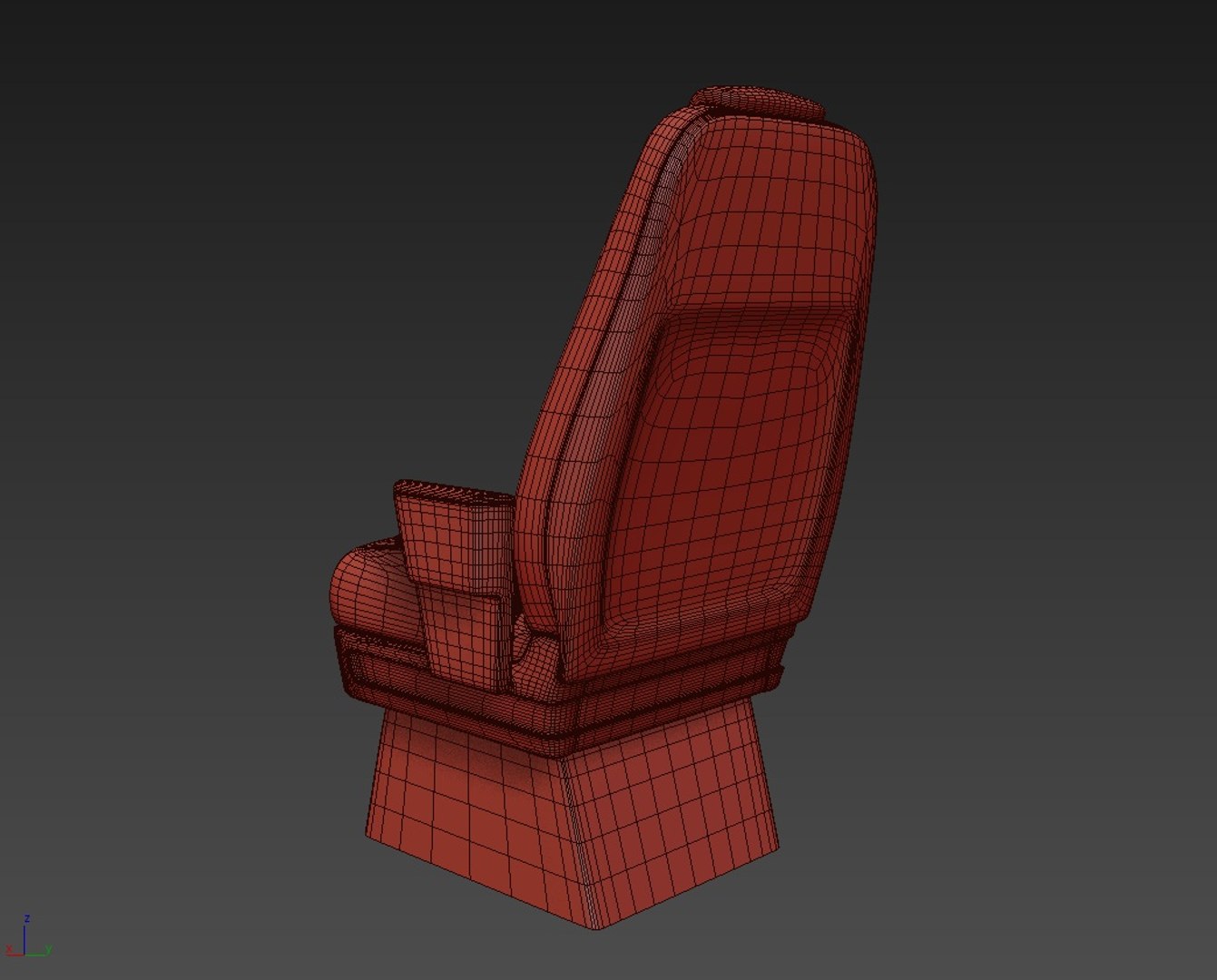 Airplane chair 3D model - TurboSquid 1478563