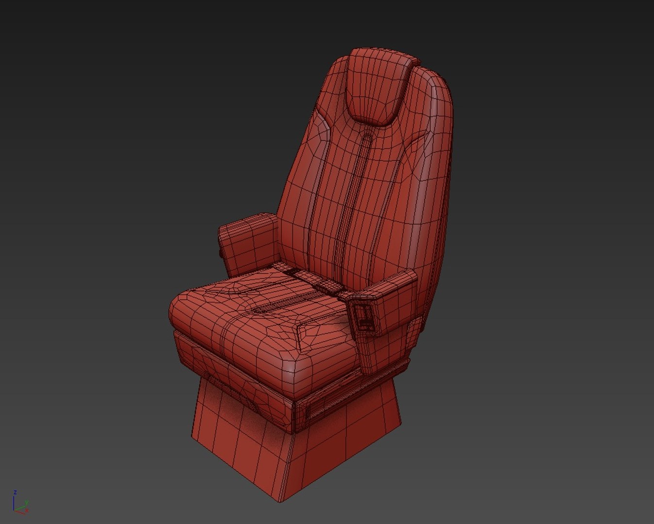 Airplane chair 3D model - TurboSquid 1478563