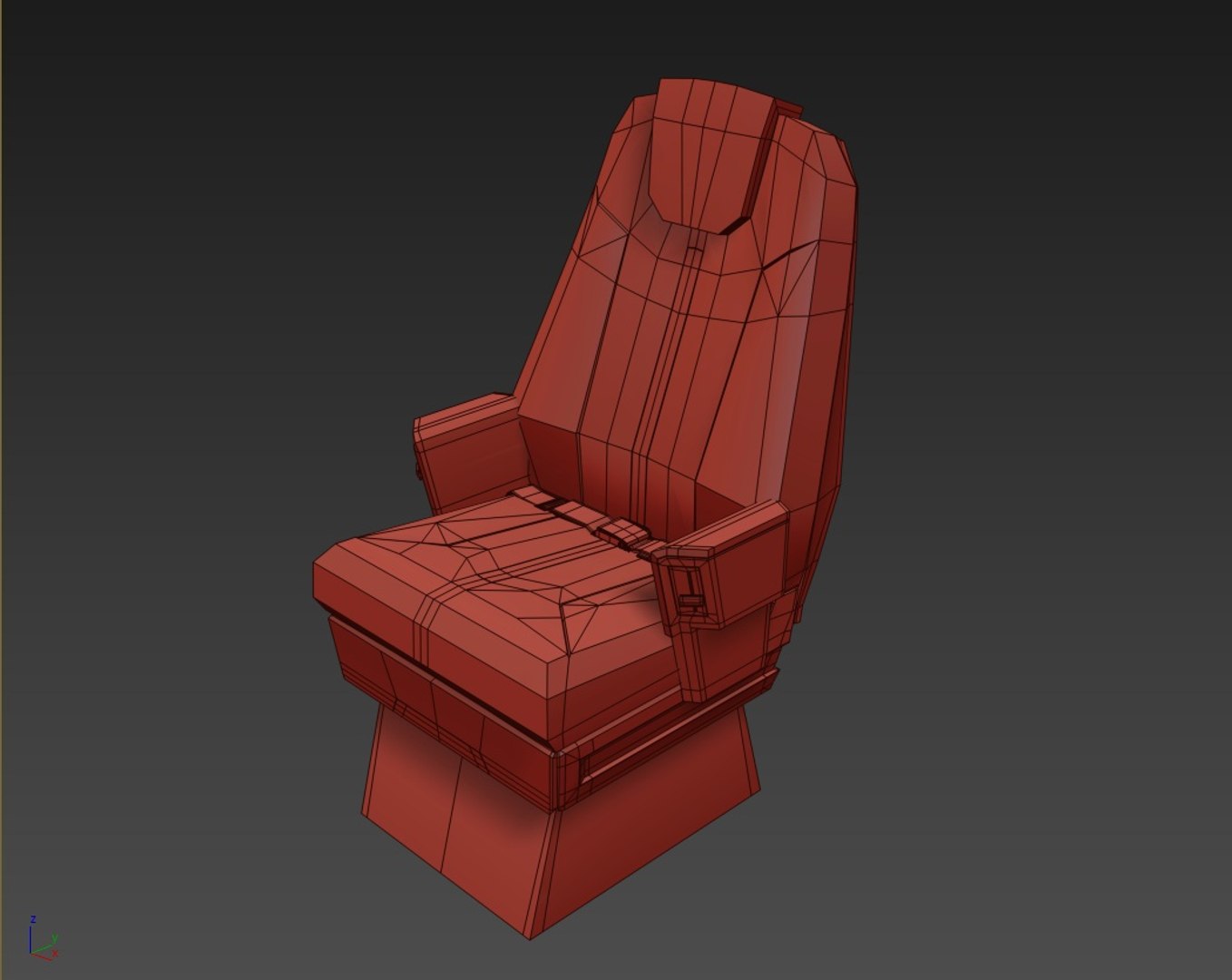 Airplane chair 3D model - TurboSquid 1478563