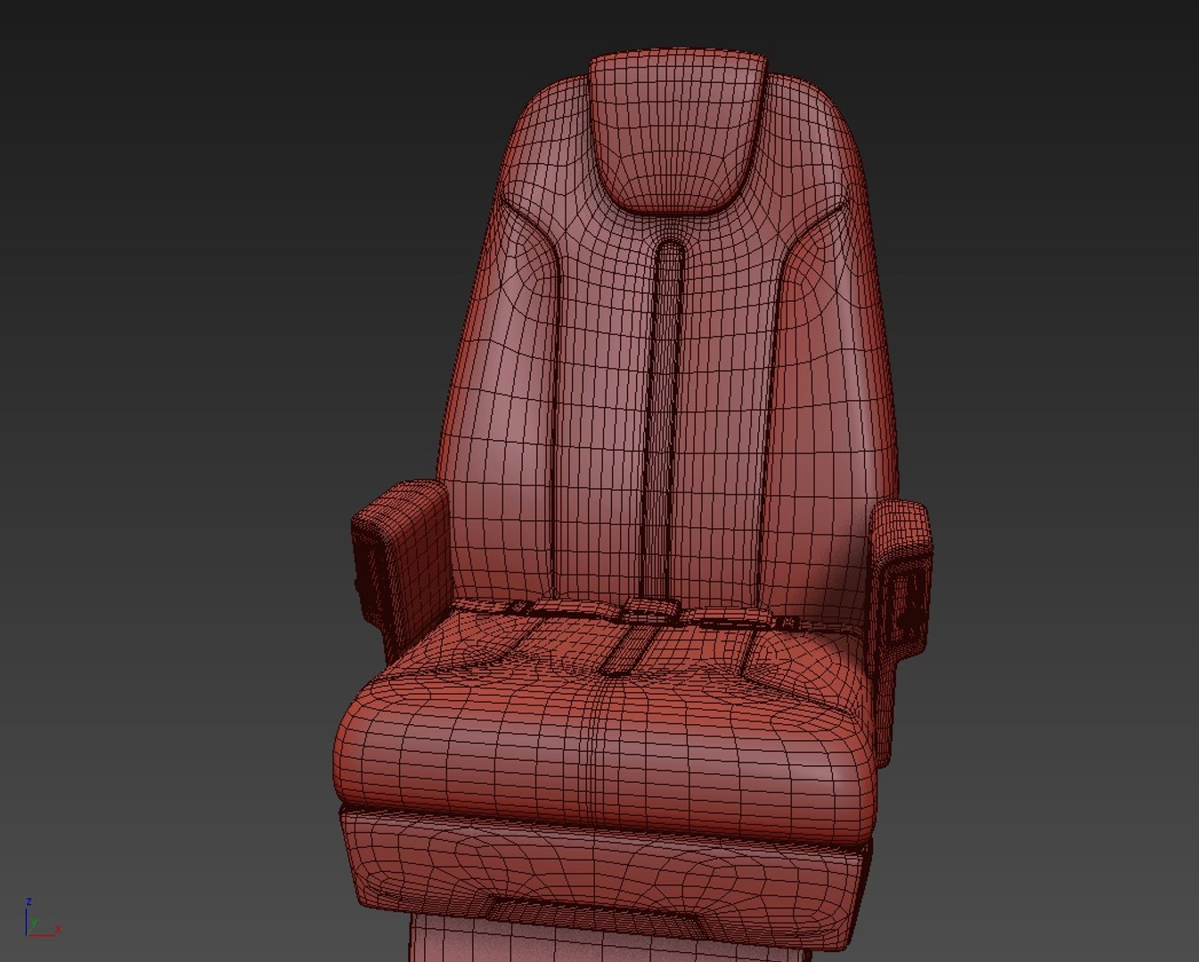 Airplane chair 3D model - TurboSquid 1478563