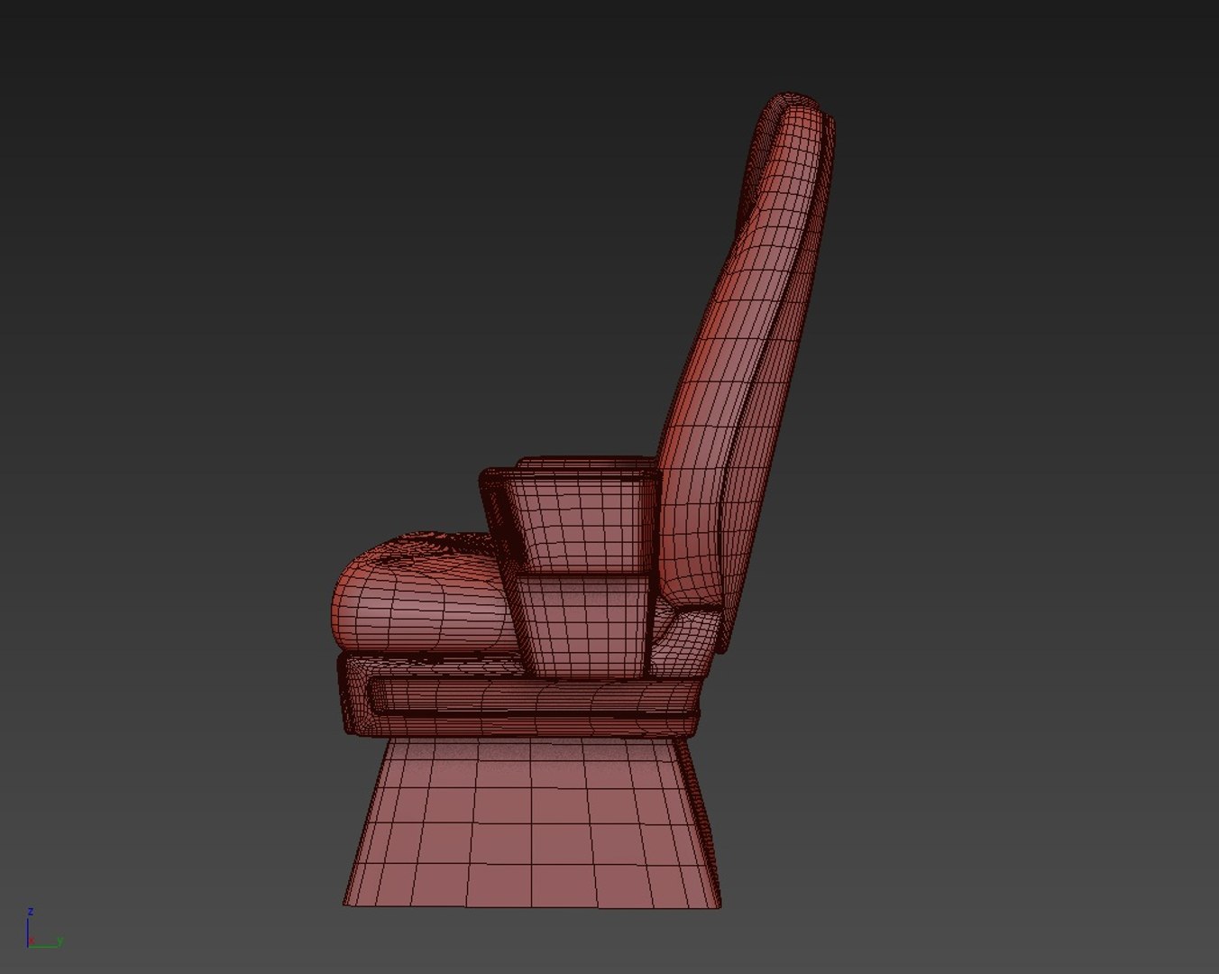 Airplane chair 3D model - TurboSquid 1478563