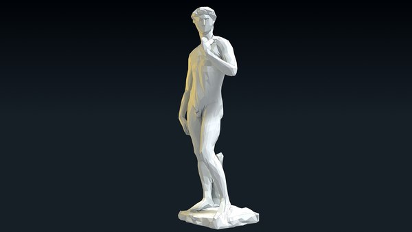 3D stylized statue david - TurboSquid 1667767