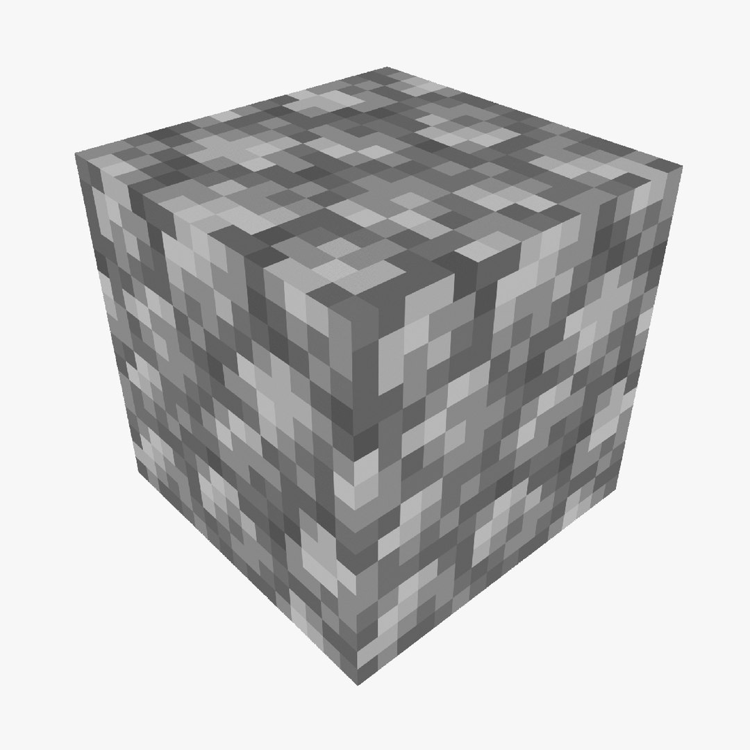 MINECRAFT COBBLESTONE BLOCK3Dモデル - TurboSquid 1996563