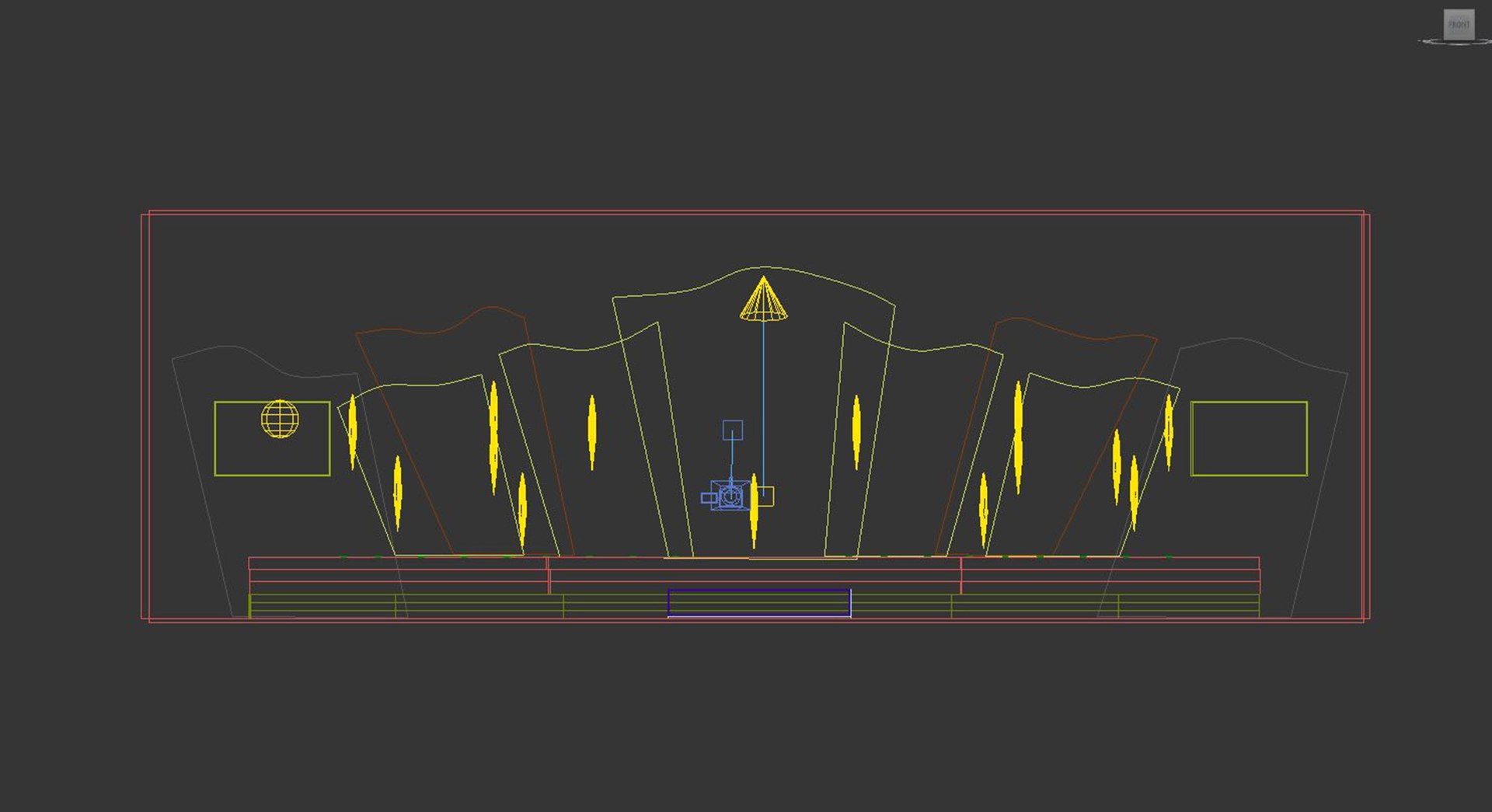 Abstract Stage Backdrop DesignV2 Model - TurboSquid 1857000