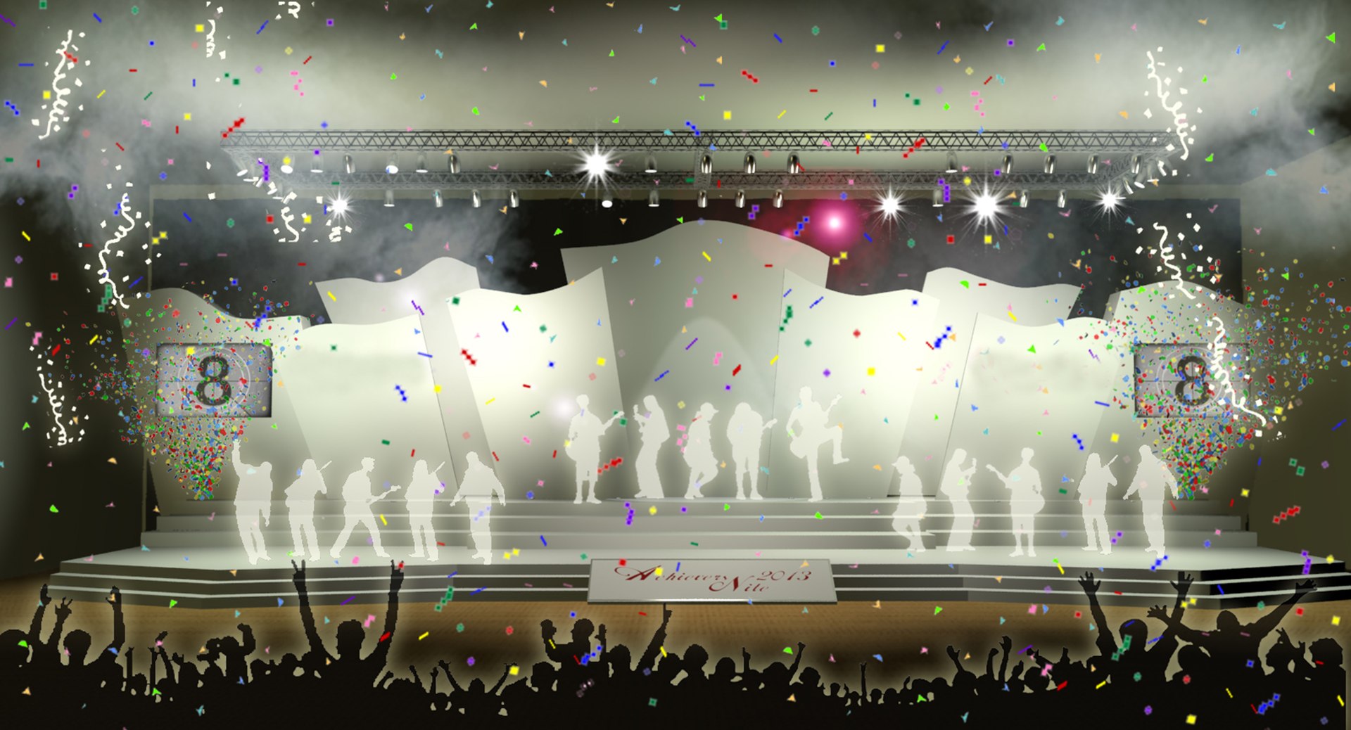 Abstract Stage Backdrop DesignV2 Model - TurboSquid 1857000