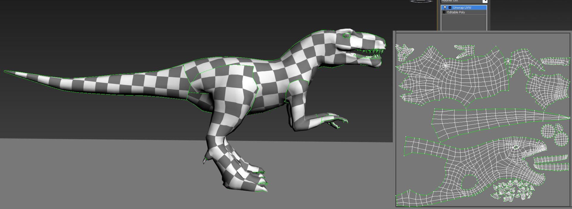random dinosaur 3d max