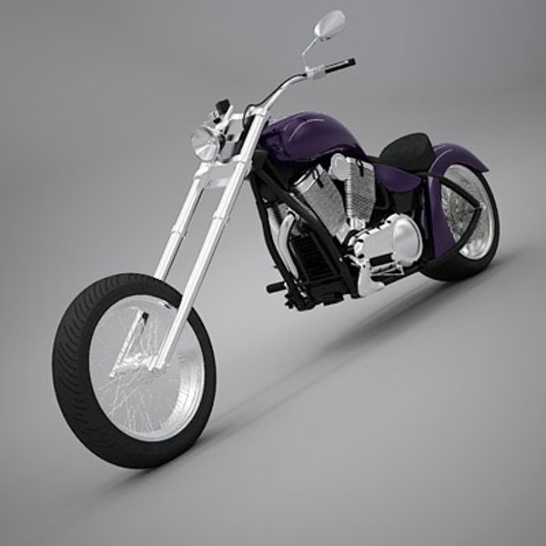 3d 3ds custom chopper