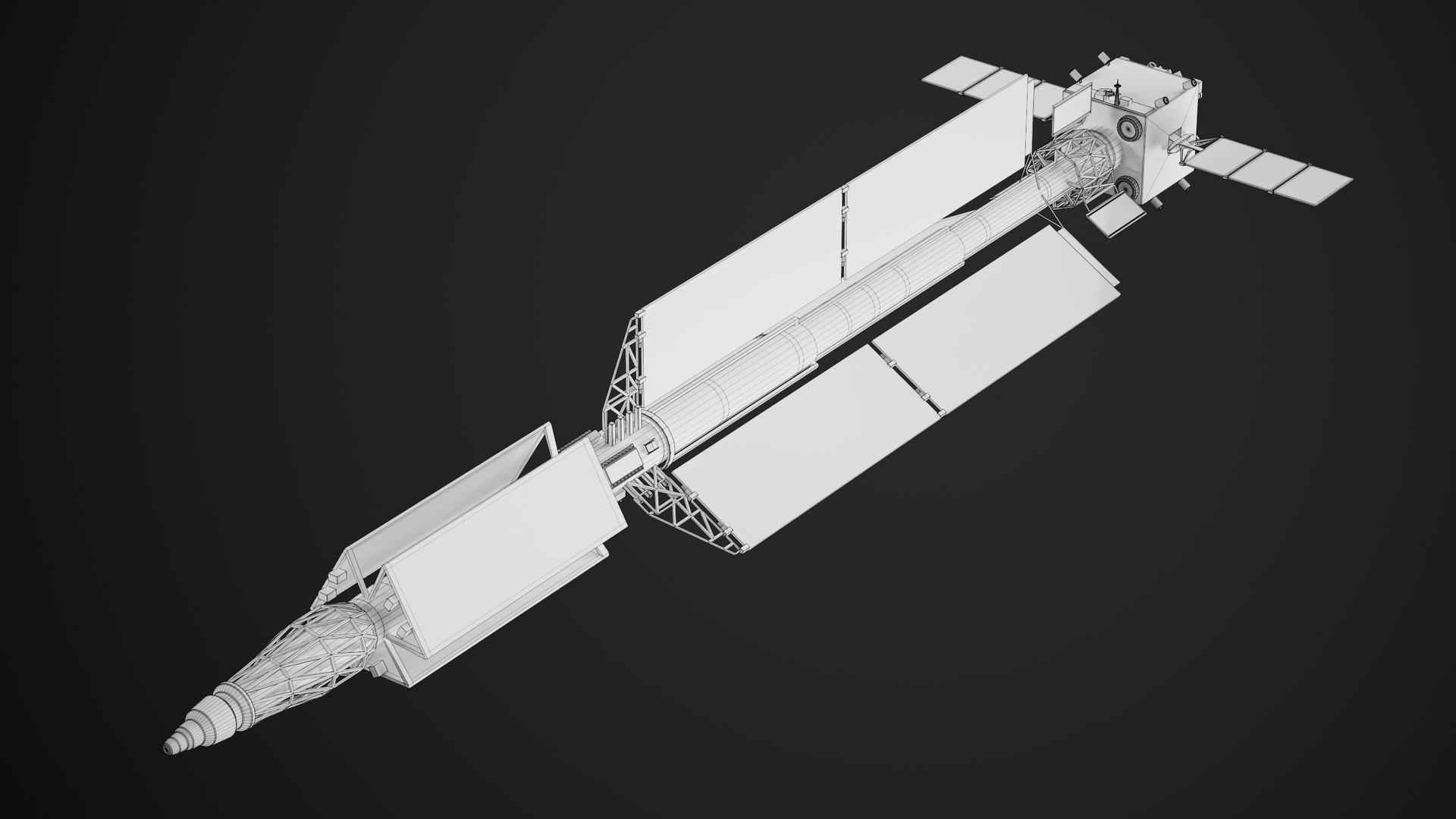 3D Zeus Nuclear Propulsion Spacecraft - TurboSquid 2046920