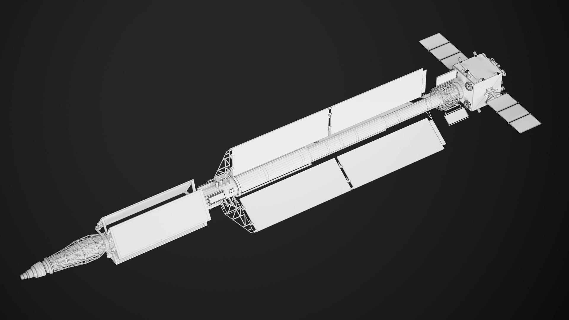 3D Zeus Nuclear Propulsion Spacecraft - TurboSquid 2046920