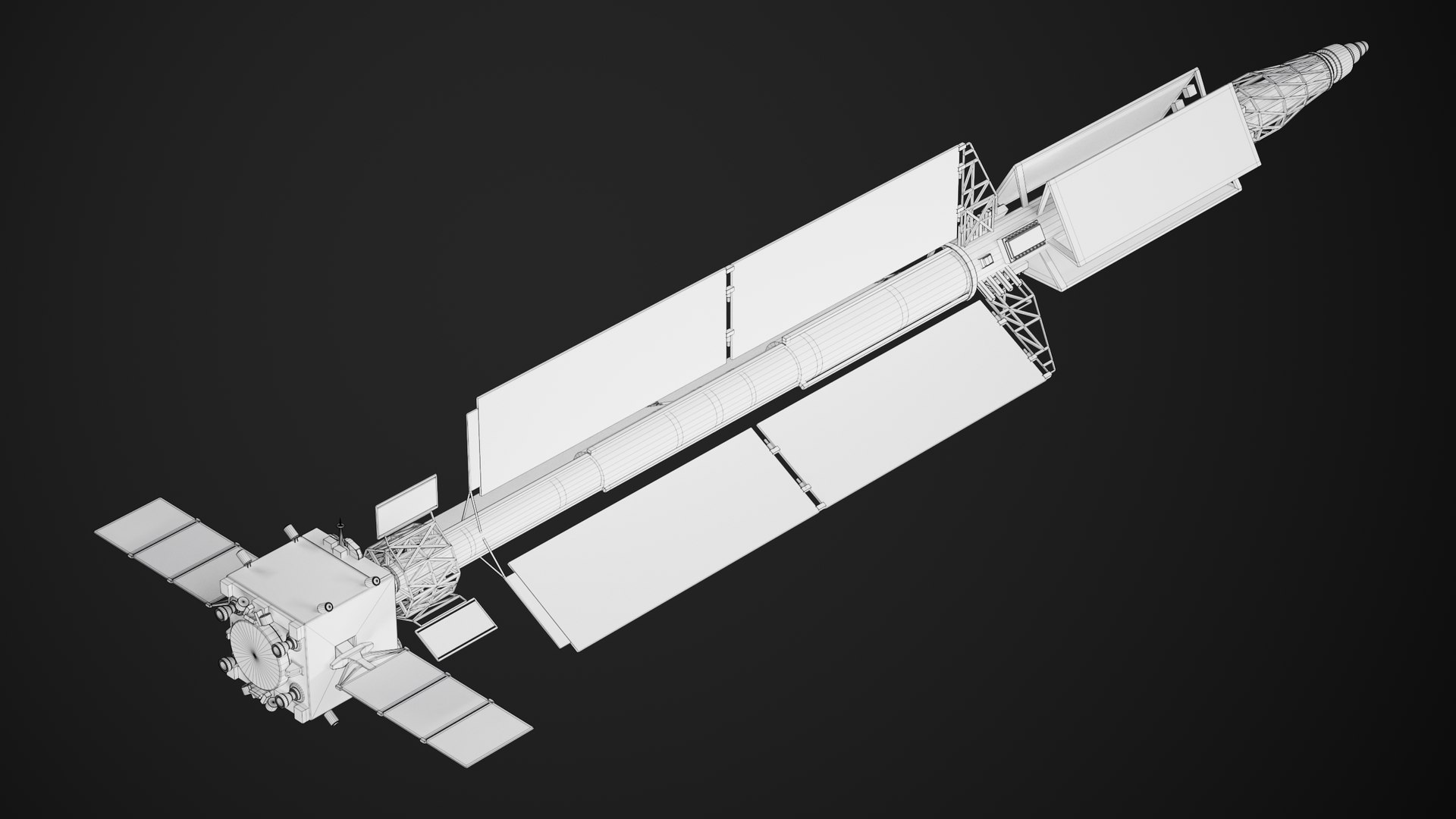 3D Zeus Nuclear Propulsion Spacecraft - TurboSquid 2046920